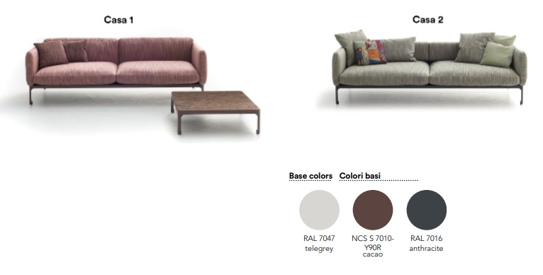 CASA MODERNISTA Fabric or leather sofa By Moroso | design Doshi Levien