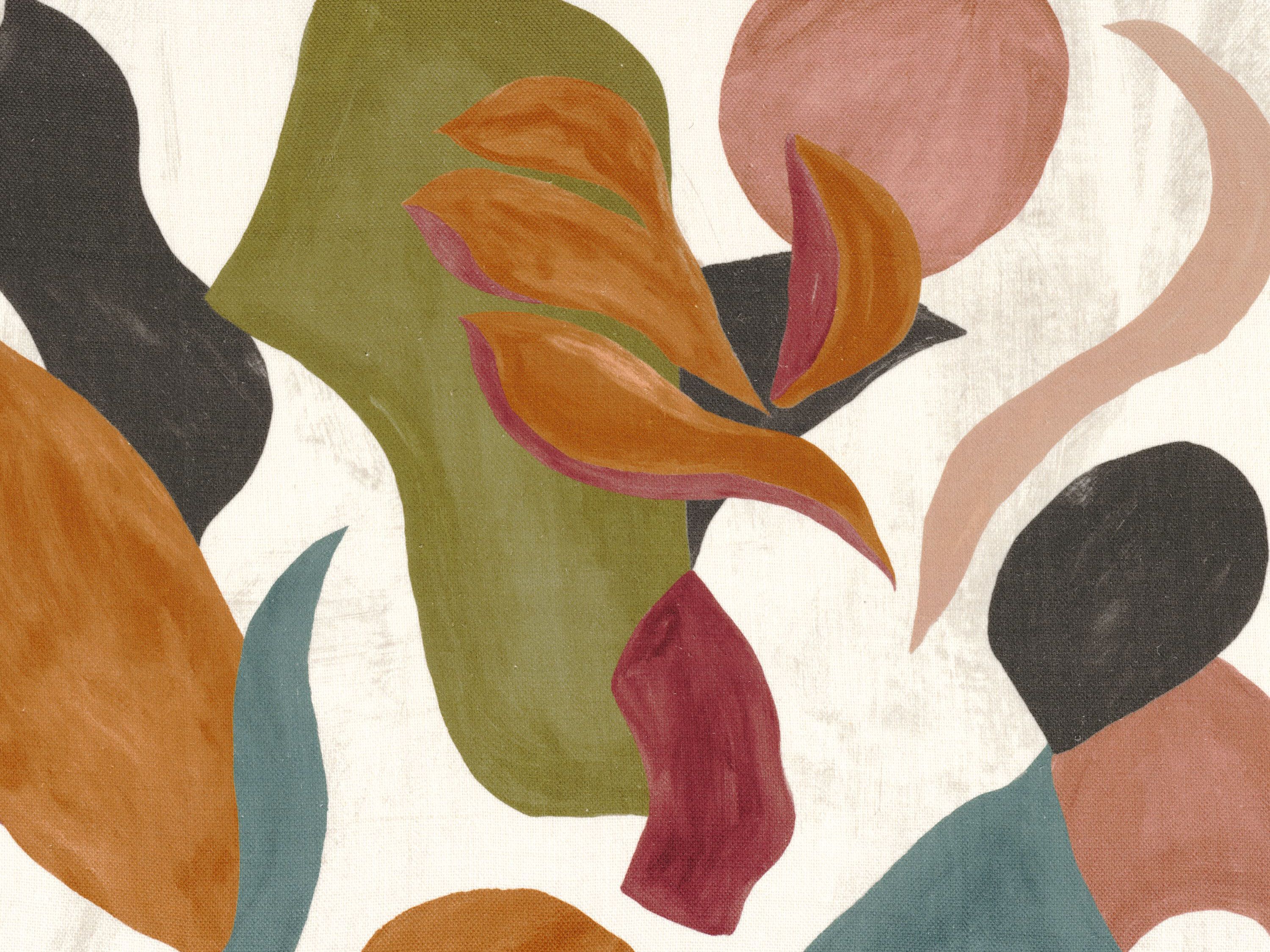 AIR DE FETE Printed linen fabric with graphic pattern By CASAMANCE