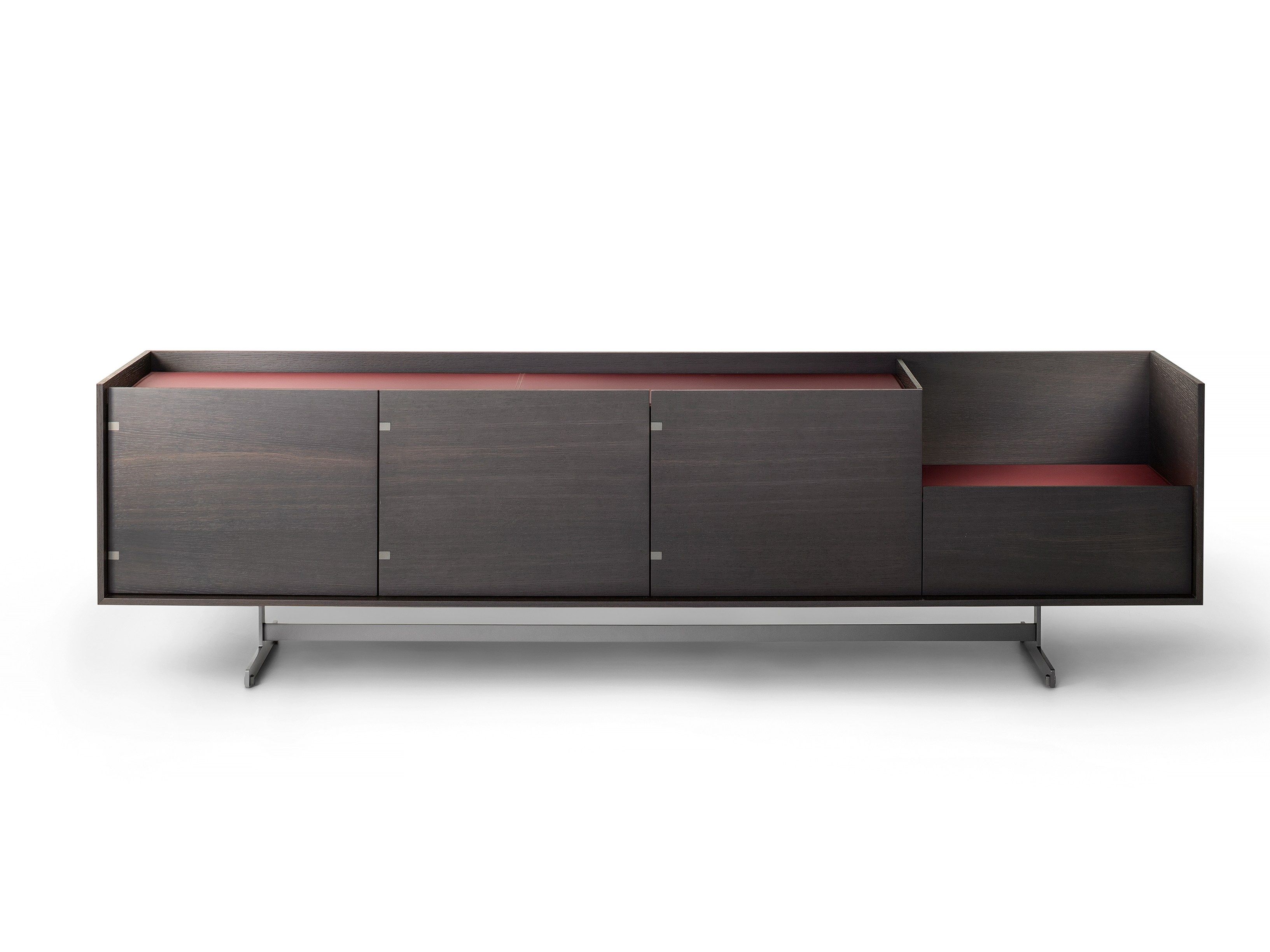 Oak sideboard CASES By Lema design Francesco Rota