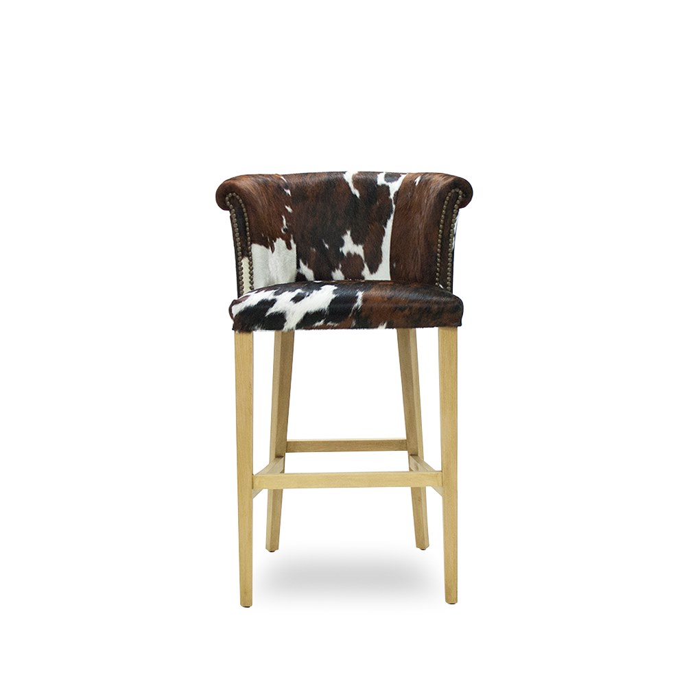 CASINO ESSENCE | Cowhide stool By Crearte Collections