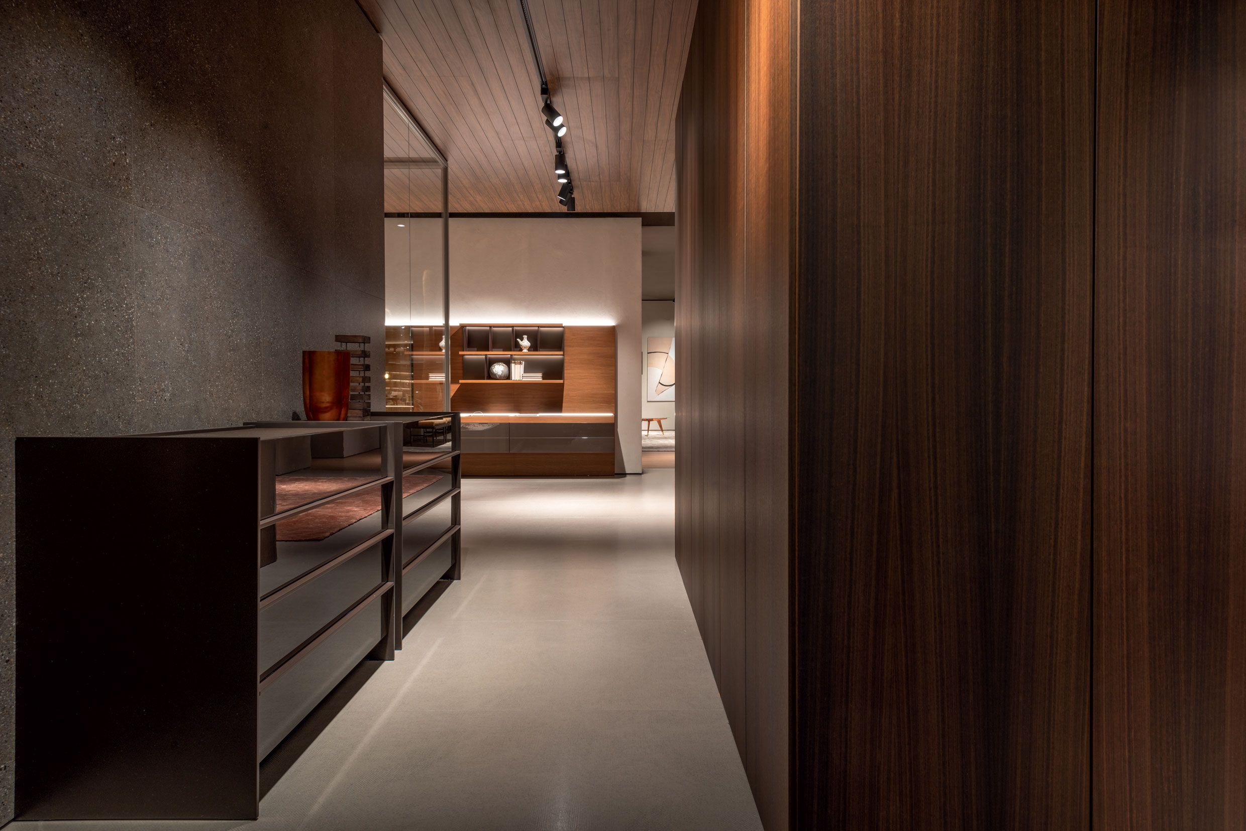 CASPER Rectangular bedside table with drawers By Molteni & C. | design ...