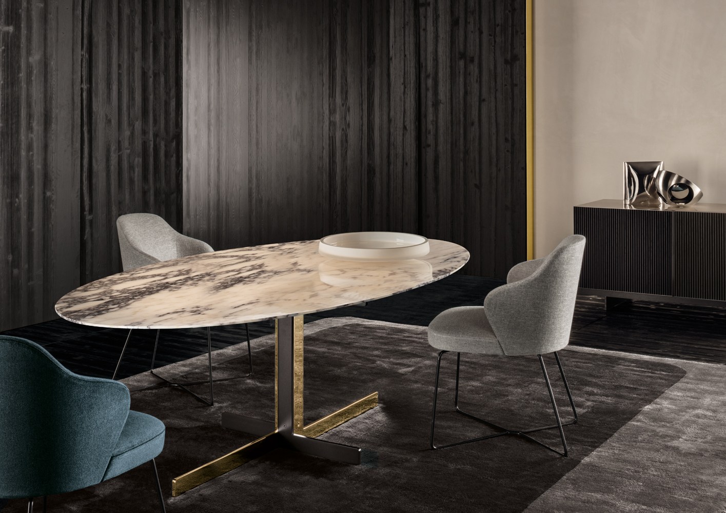 Tavolo CATLIN DINING TABLE - Minotti - Edilportale
