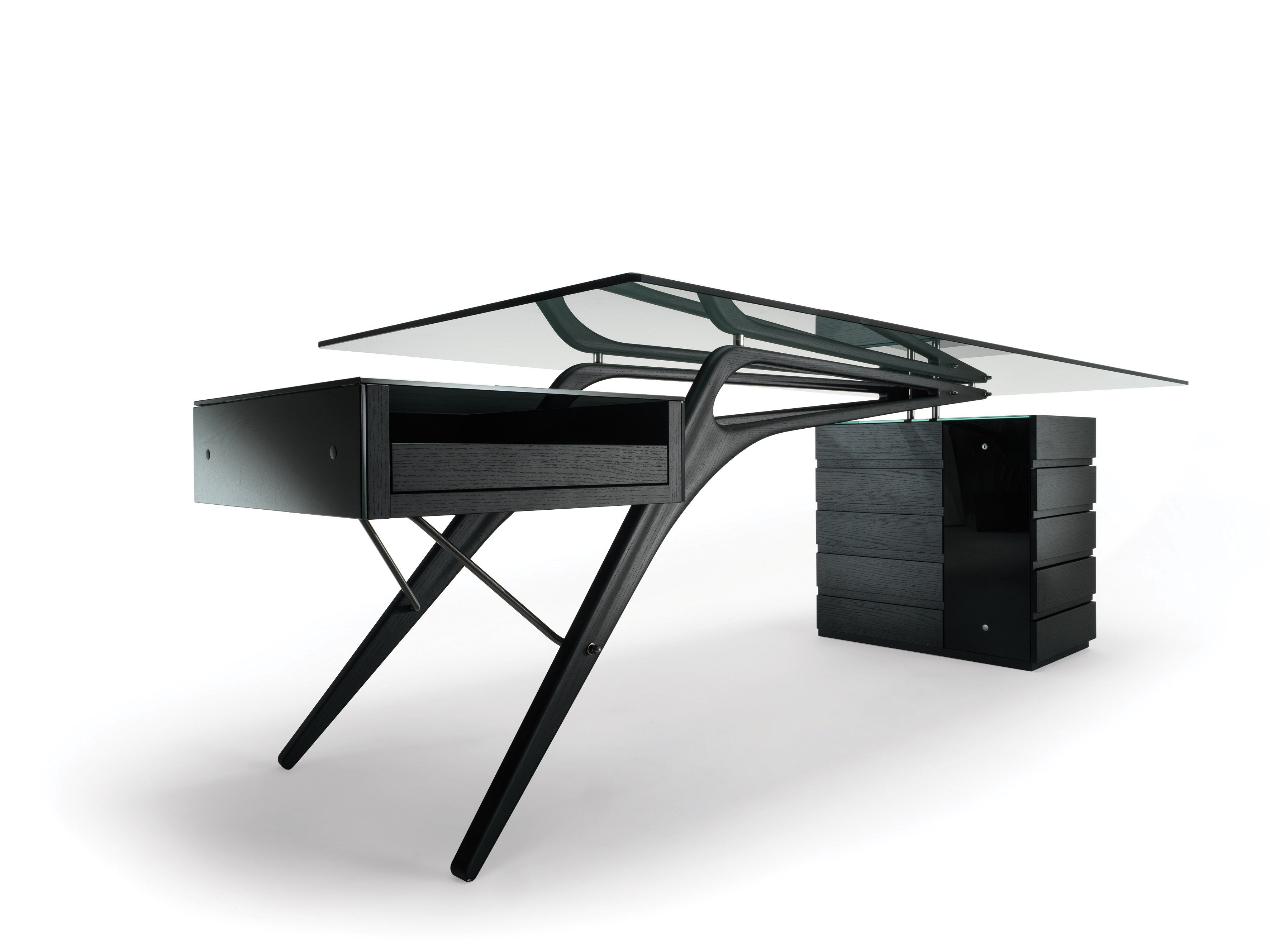 CAVOUR CM Writing desk By Zanotta | design Carlo Mollino