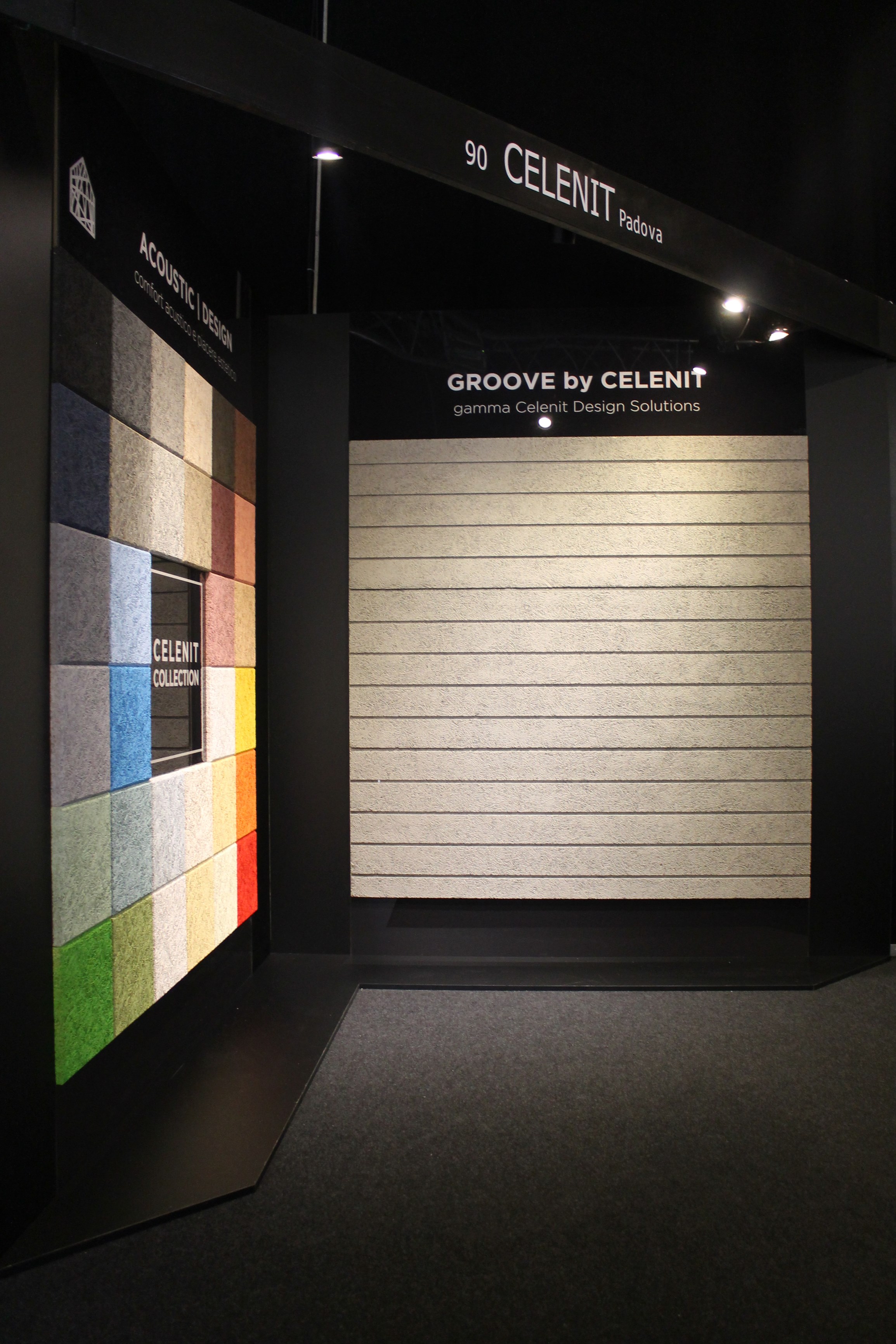 Cement-bonded wood fiber sound insulation panel CELENIT GROOVE By CELENIT