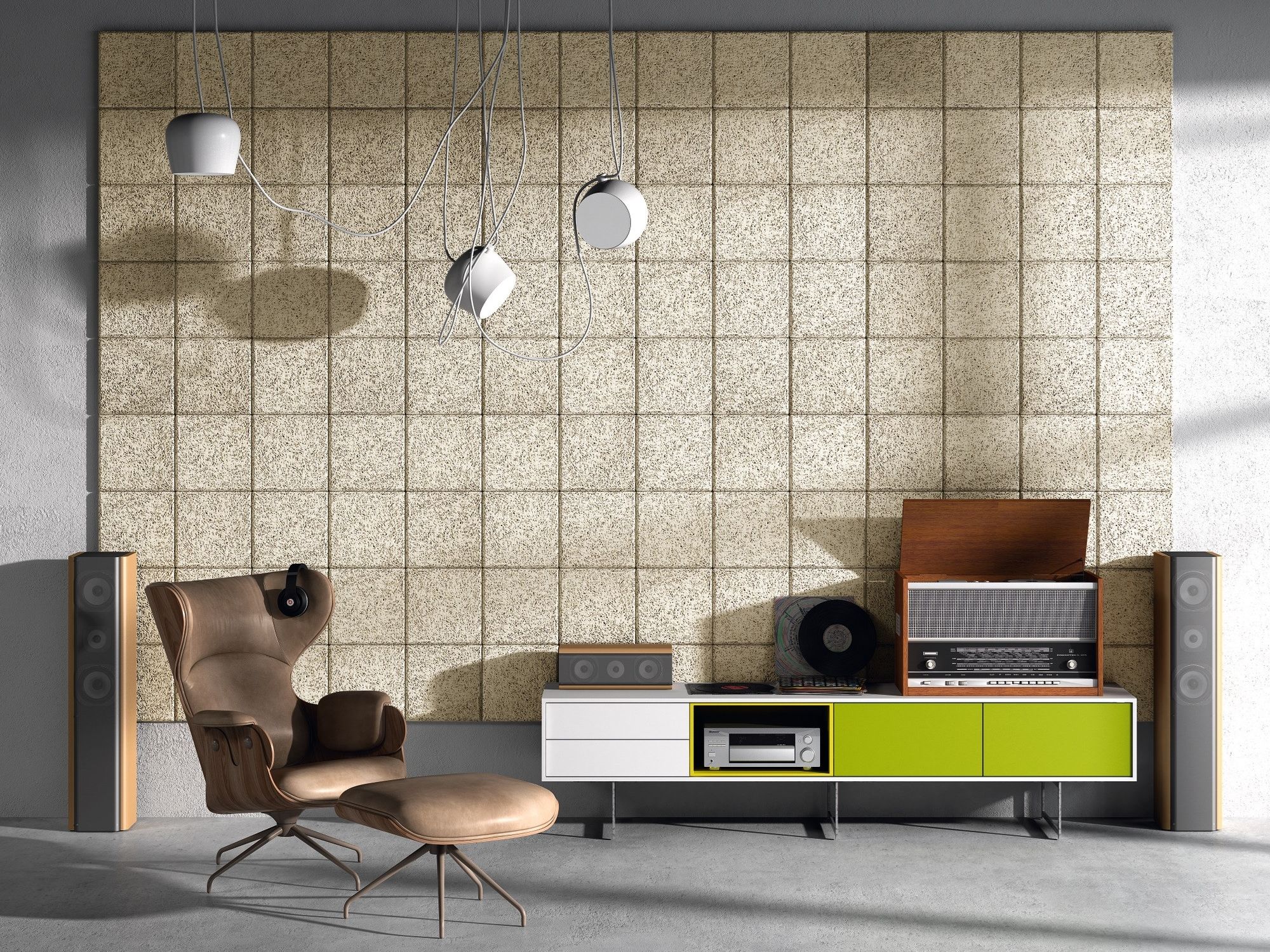 Cement-bonded wood fiber sound insulation panel CELENIT LEGNOMURO By ...