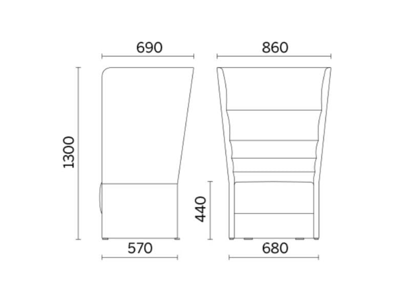 CELL 128 | High-back armchair High-back lobby chair By Sitland | design ...