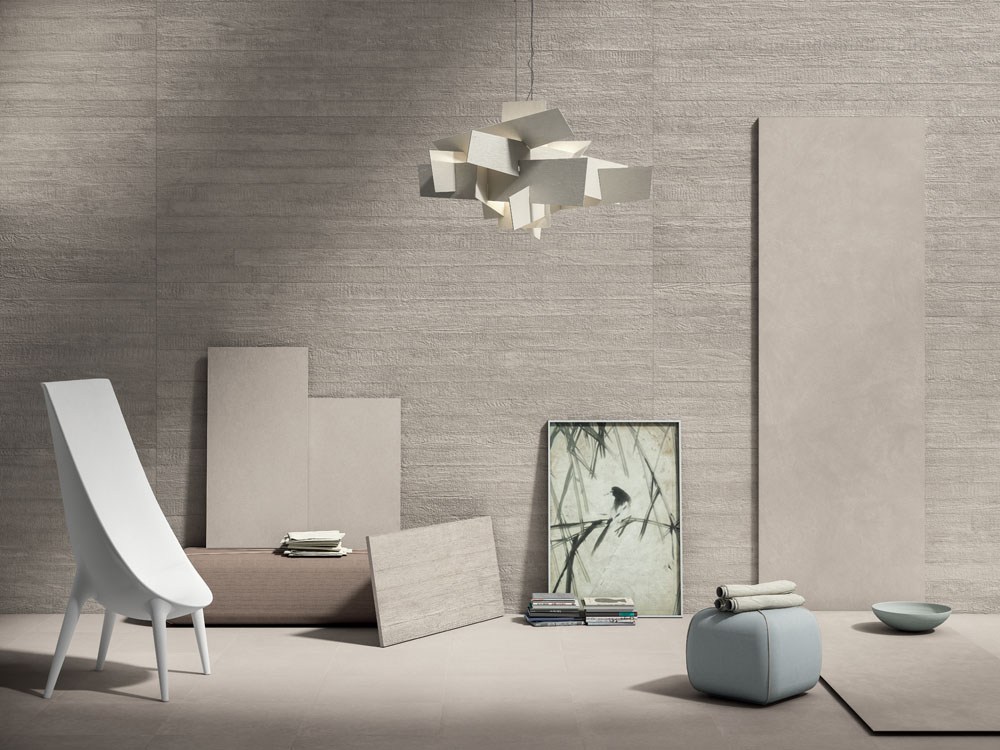 Porcelain stoneware wall/floor tiles with concrete effect CEMENT ...