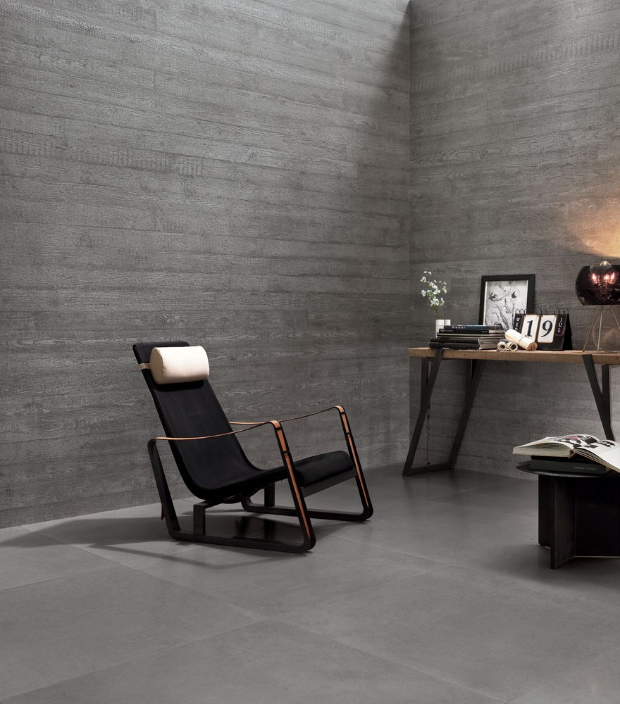 Porcelain stoneware wall/floor tiles with concrete effect CEMENT ...