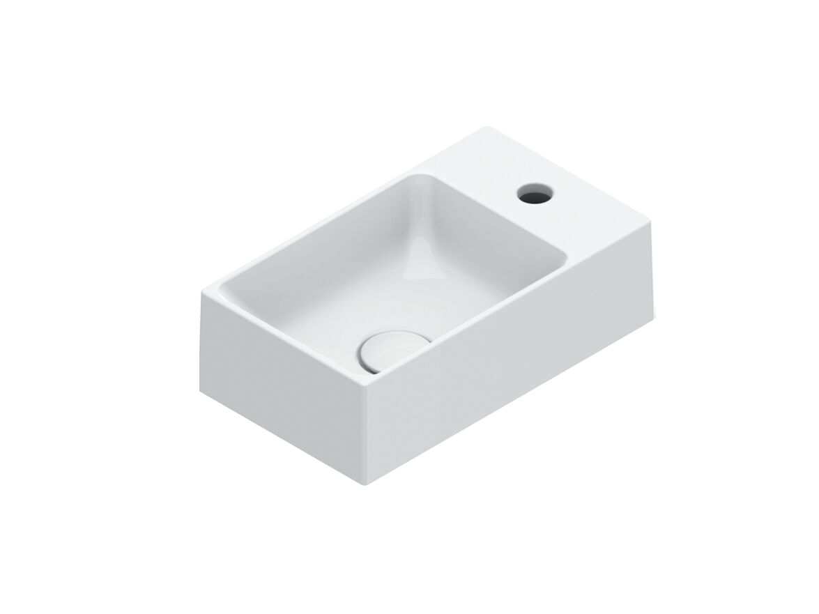 PREMIUM 40x23 Handrinse basin By CERAMICA CATALANO