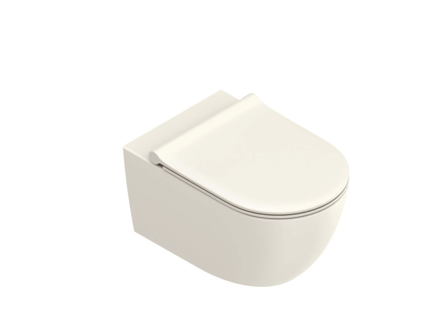 SFERA 55x35 Wall-hung rimless ceramic toilet By CERAMICA CATALANO