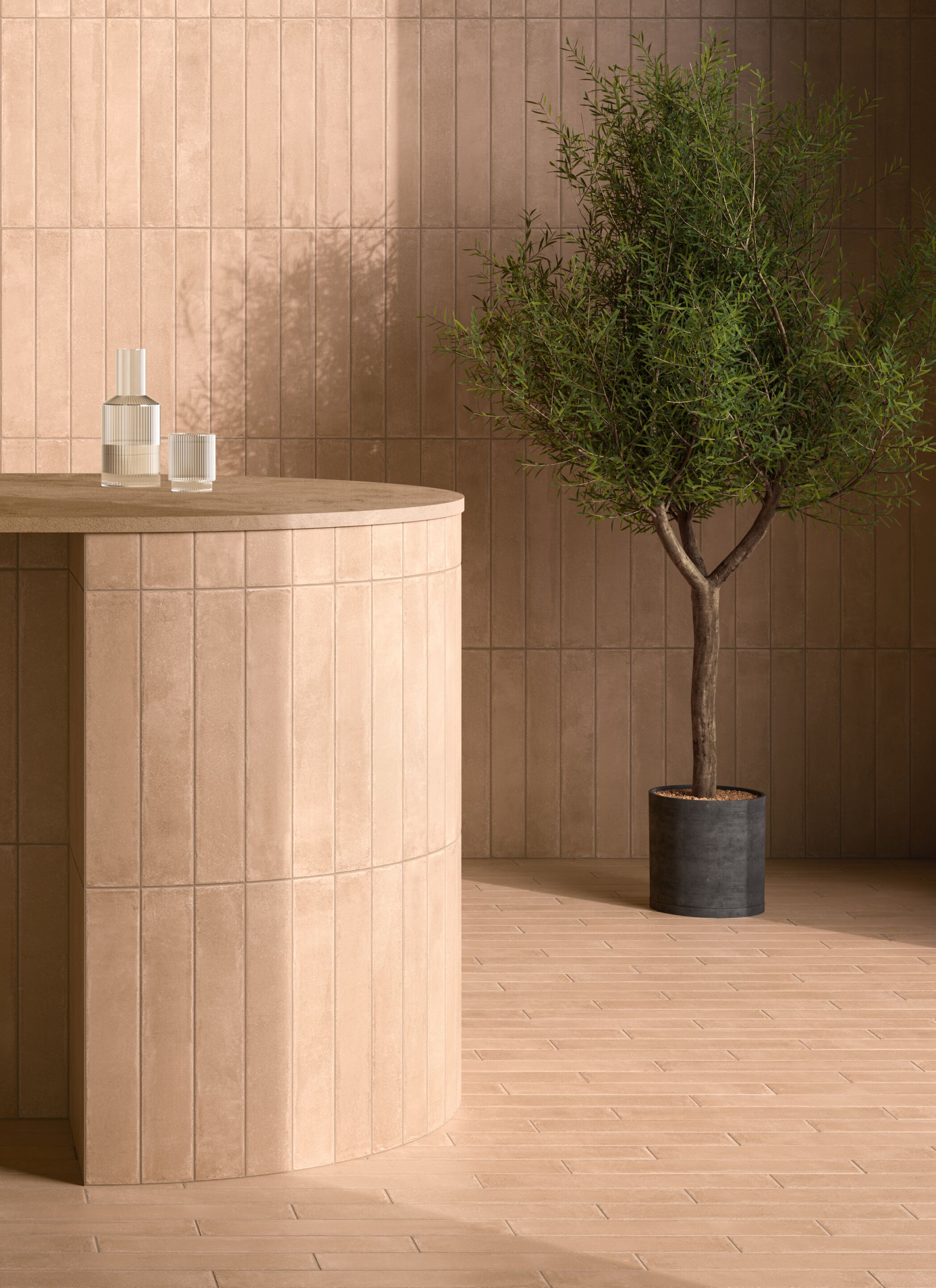 MANUFATTI Glazed porcelain stoneware wall/floor tiles By CERAMICA DEL CONCA