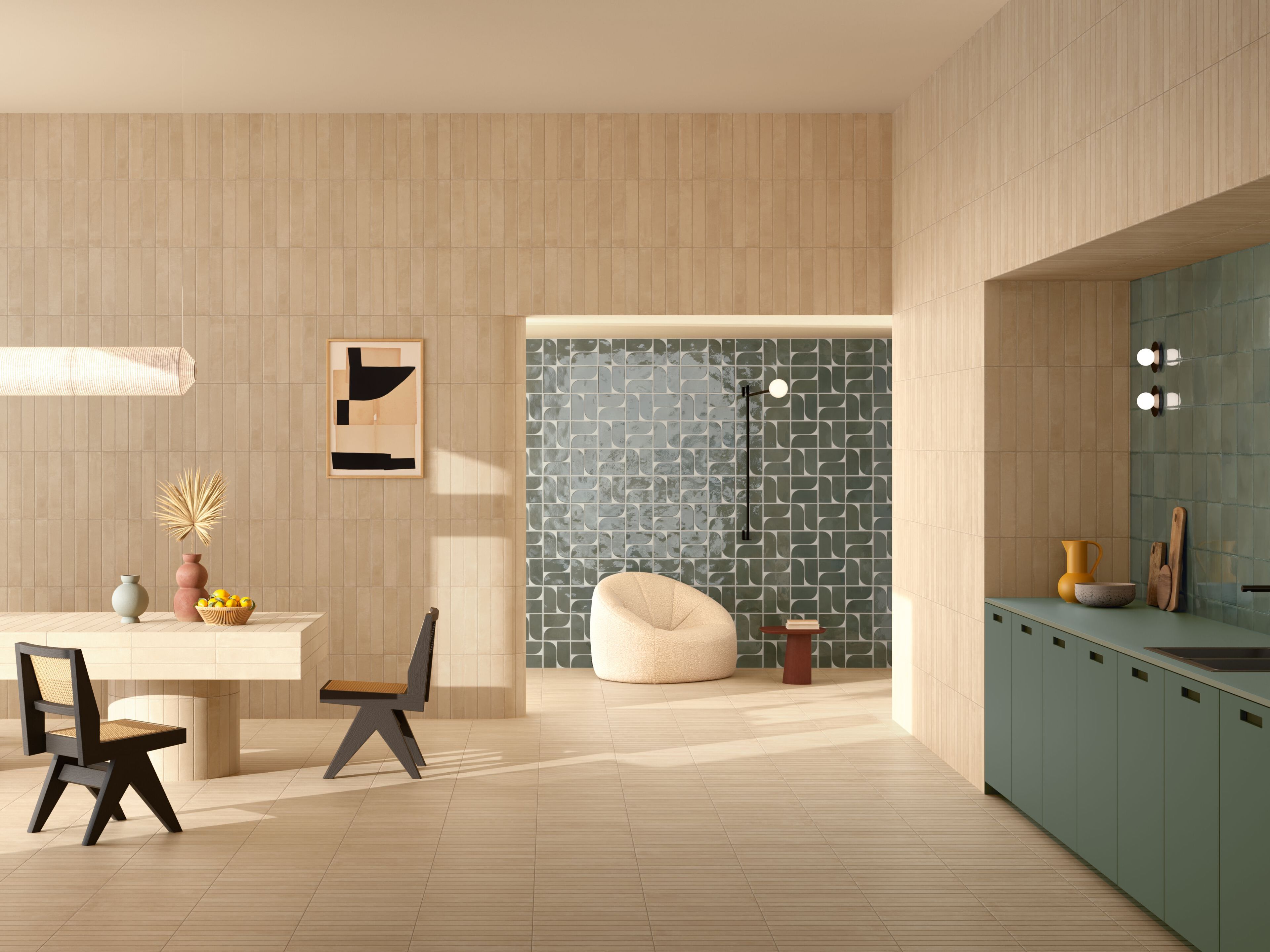 MANUFATTI Glazed porcelain stoneware wall/floor tiles By CERAMICA DEL CONCA