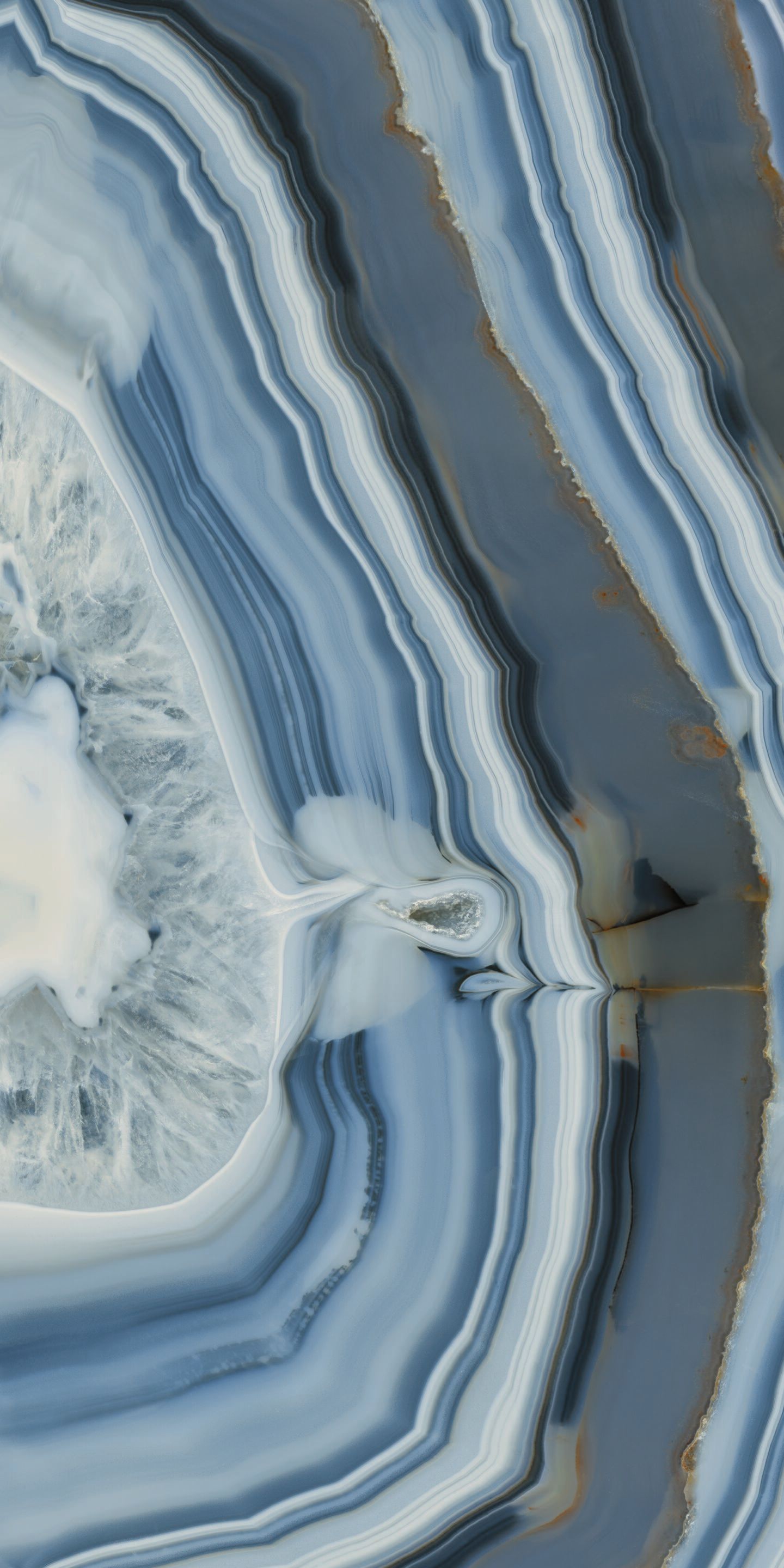 INFINITO 2.0 - AGATE BLUE VELVET Porcelain stoneware kitchen worktop ...