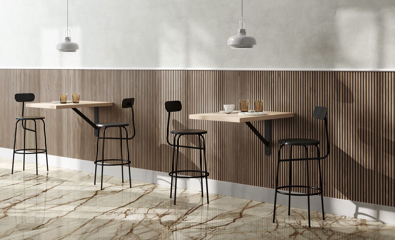 INFINITO 2.0 - GOLD RIVER Porcelain stoneware wall/floor tiles with ...