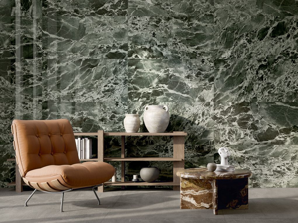 INFINITO 2.0 - GREEN DENIS Porcelain stoneware wall/floor tiles with ...