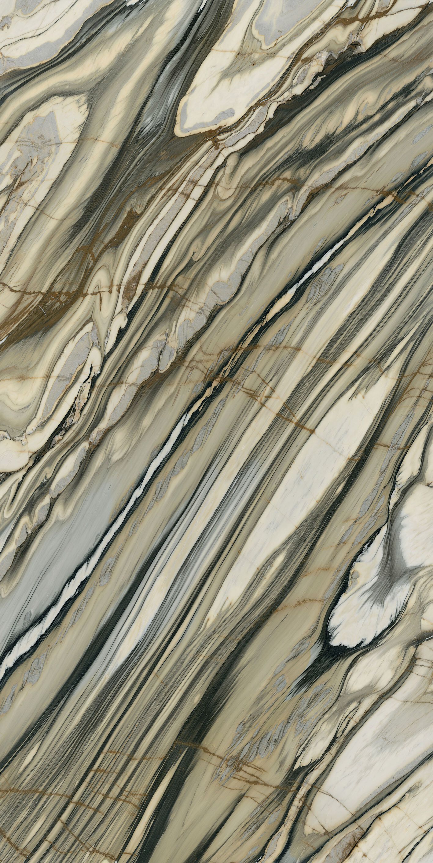 INFINITO 2.0 - LUXURY GOLD Porcelain stoneware kitchen worktop with ...