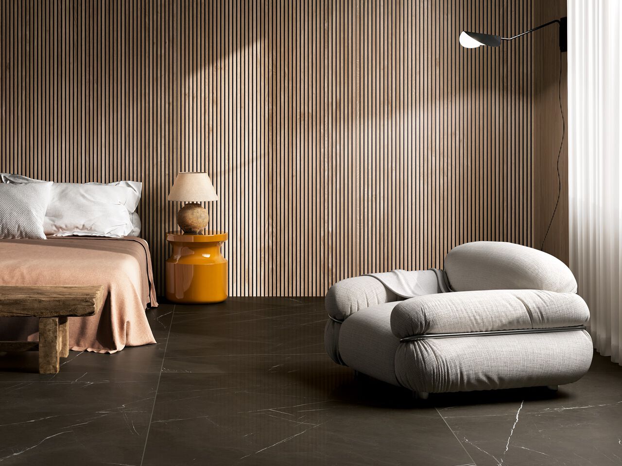 INFINITO 2.0 - PIETRA GREY Porcelain stoneware wall/floor tiles with ...