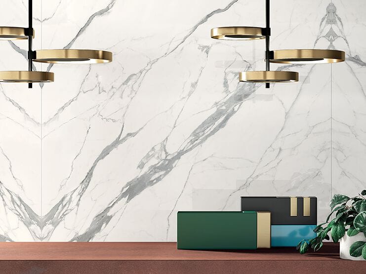 INFINITO 2.0 - STATUARIO Porcelain stoneware wall/floor tiles with ...