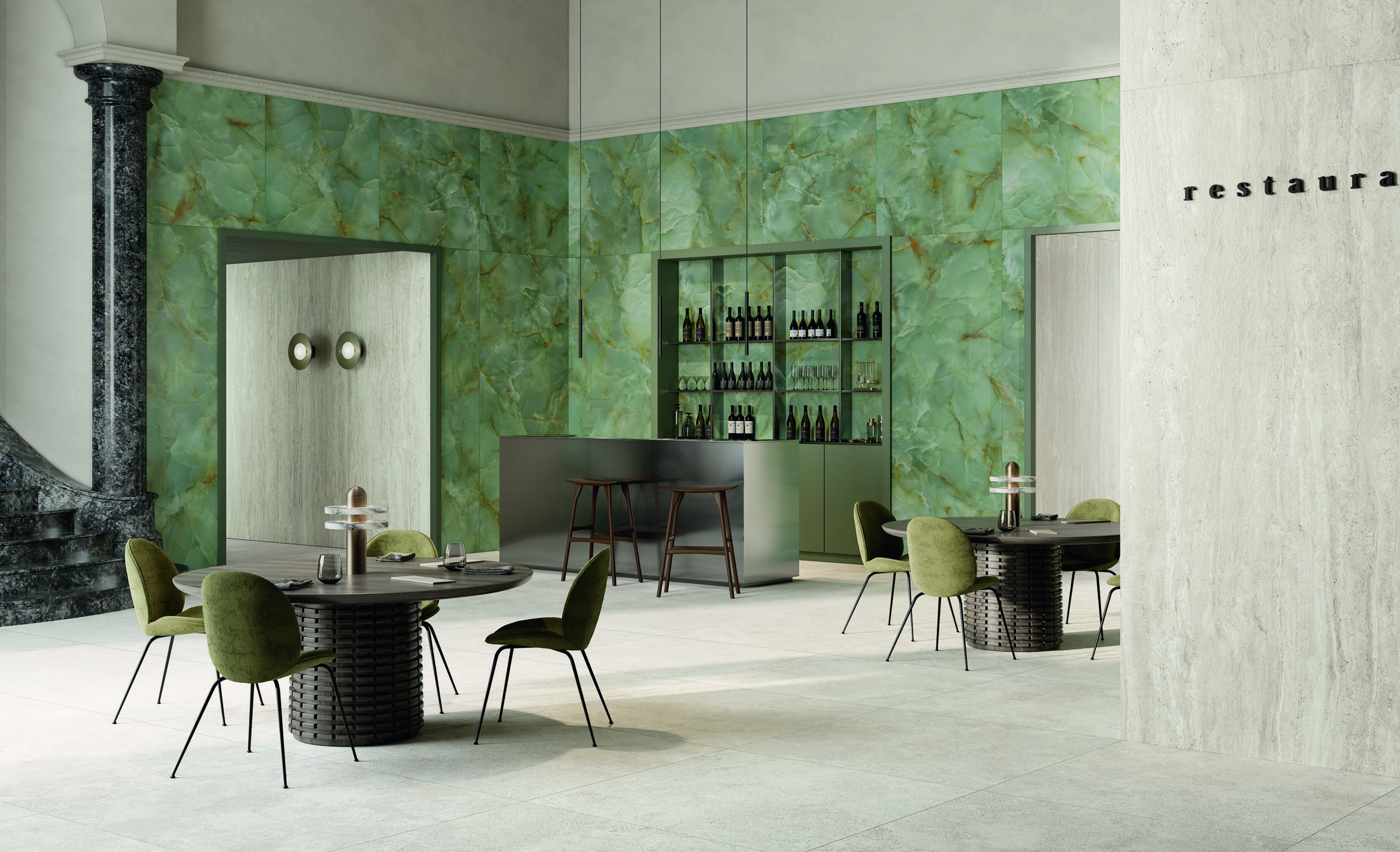 ROYAL TRAVERTINO - BIANCO Pavimento/rivestimento in gres porcellanato ...