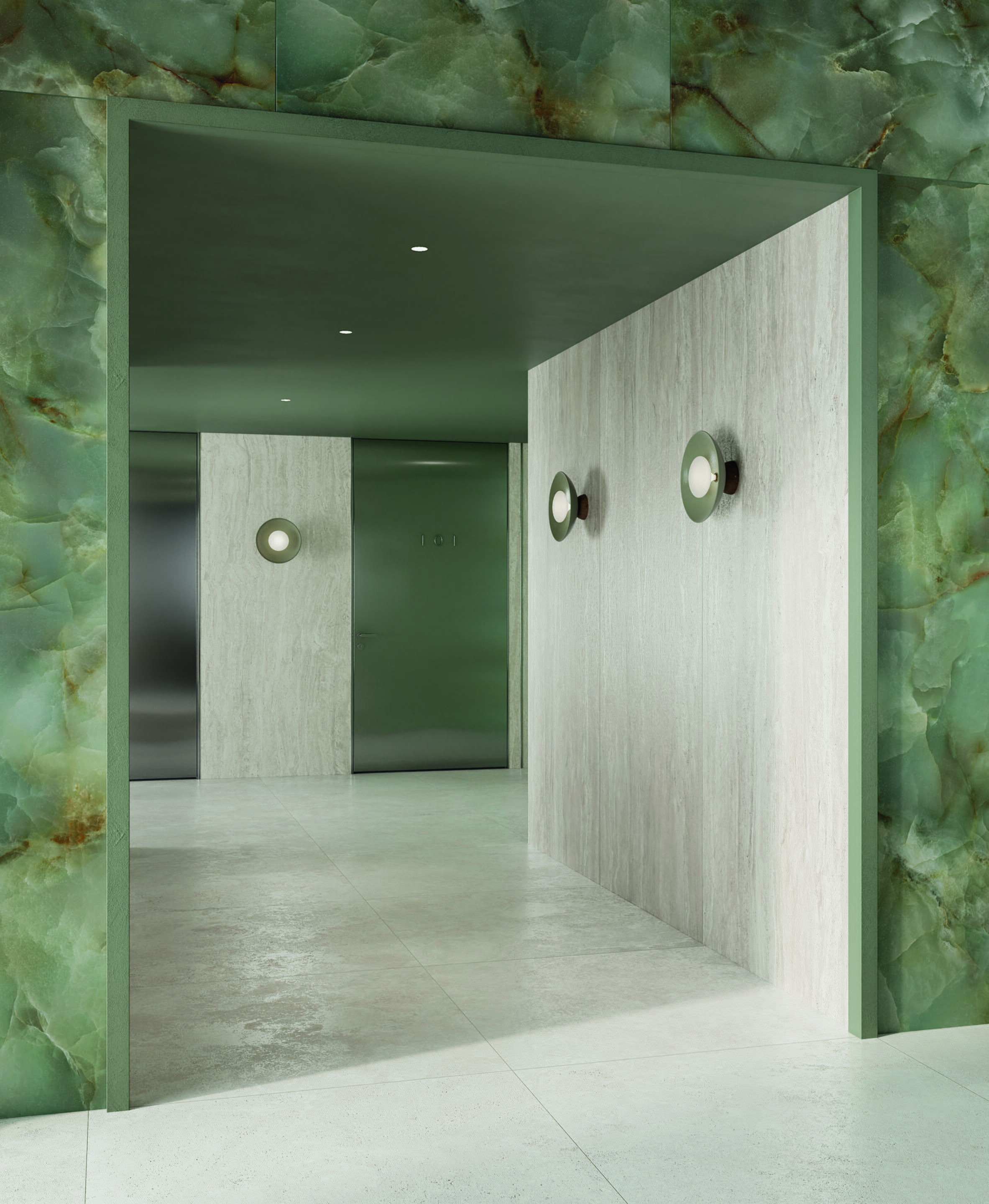 ROYAL TRAVERTINO - BIANCO Porcelain stoneware wall/floor tiles with ...