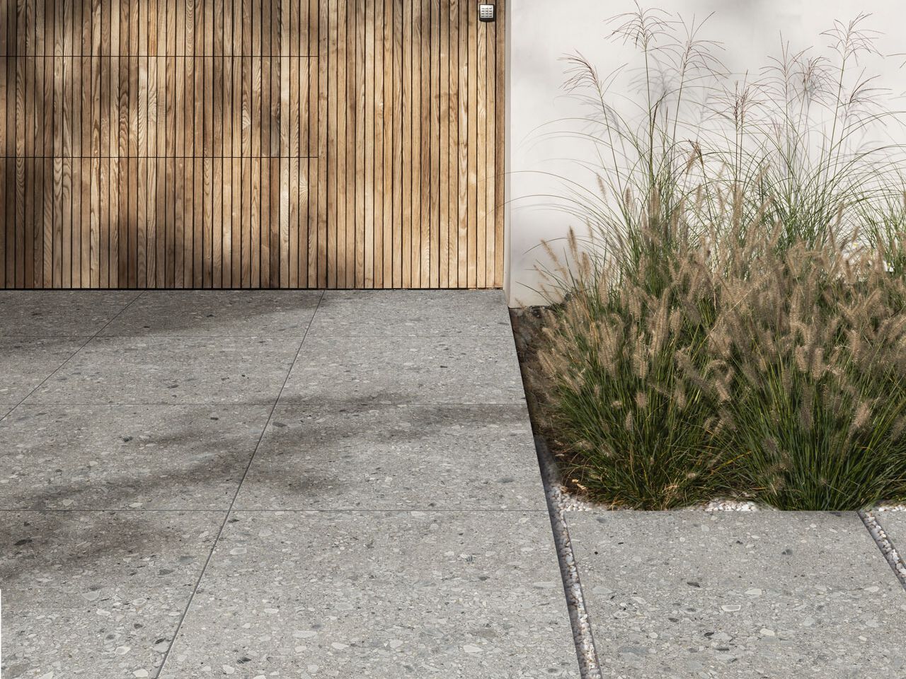 Pavimento/rivestimento in gres porcellanato per esterni effetto pietra ...