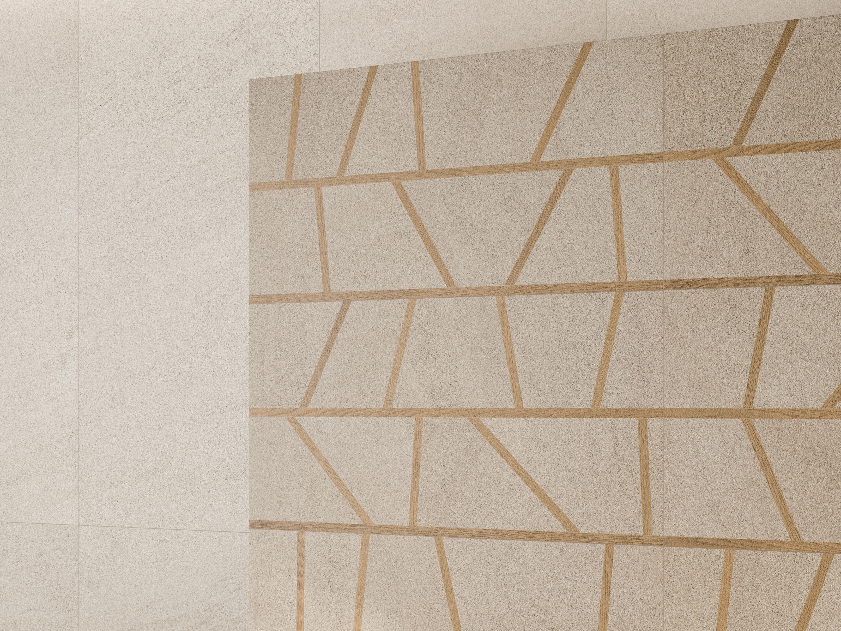 Pavimento/rivestimento in gres porcellanato effetto pietra WINDSTONE ...