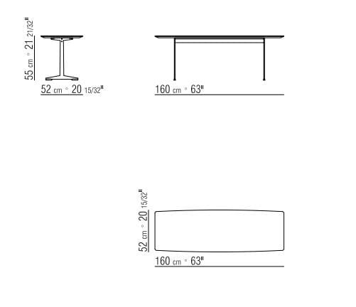 CESTONE | Coffee table By Flexform design Antonio Citterio