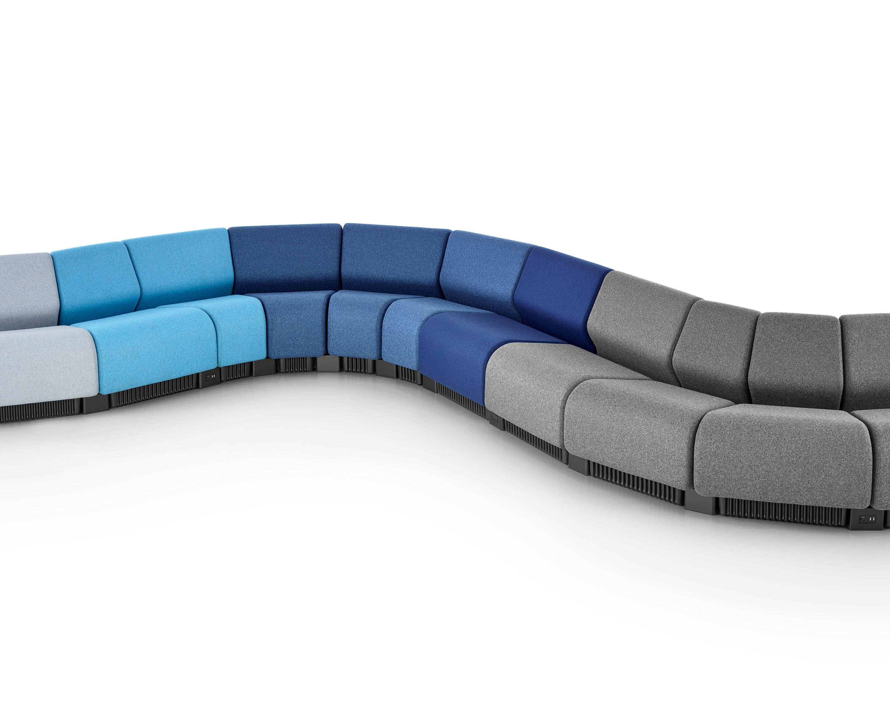 CHADWICK Divano modulare in tessuto By Herman Miller | design Don Chadwick