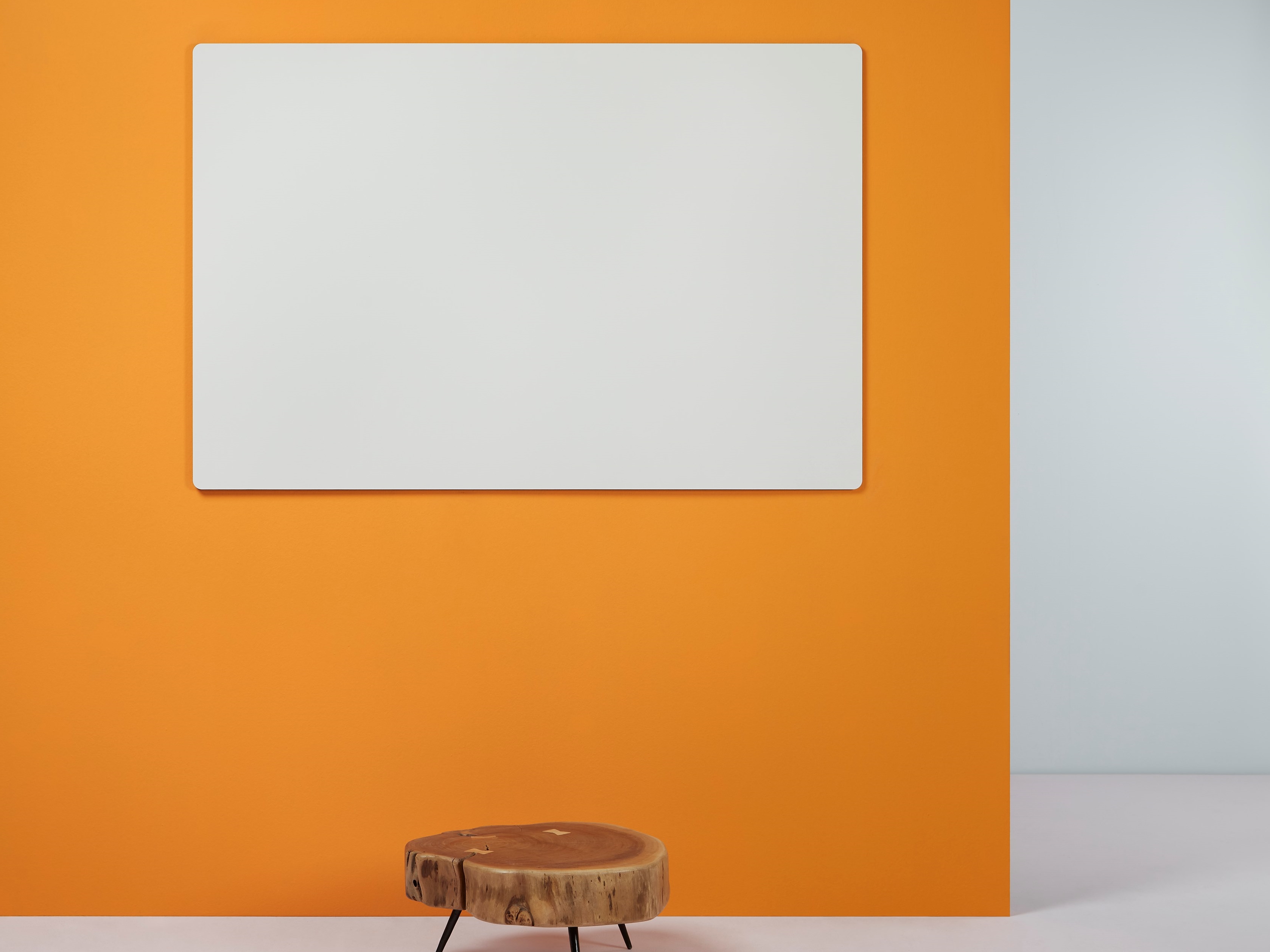 Magnetic slate office whiteboard CHAMELEON CURVE By Made Design