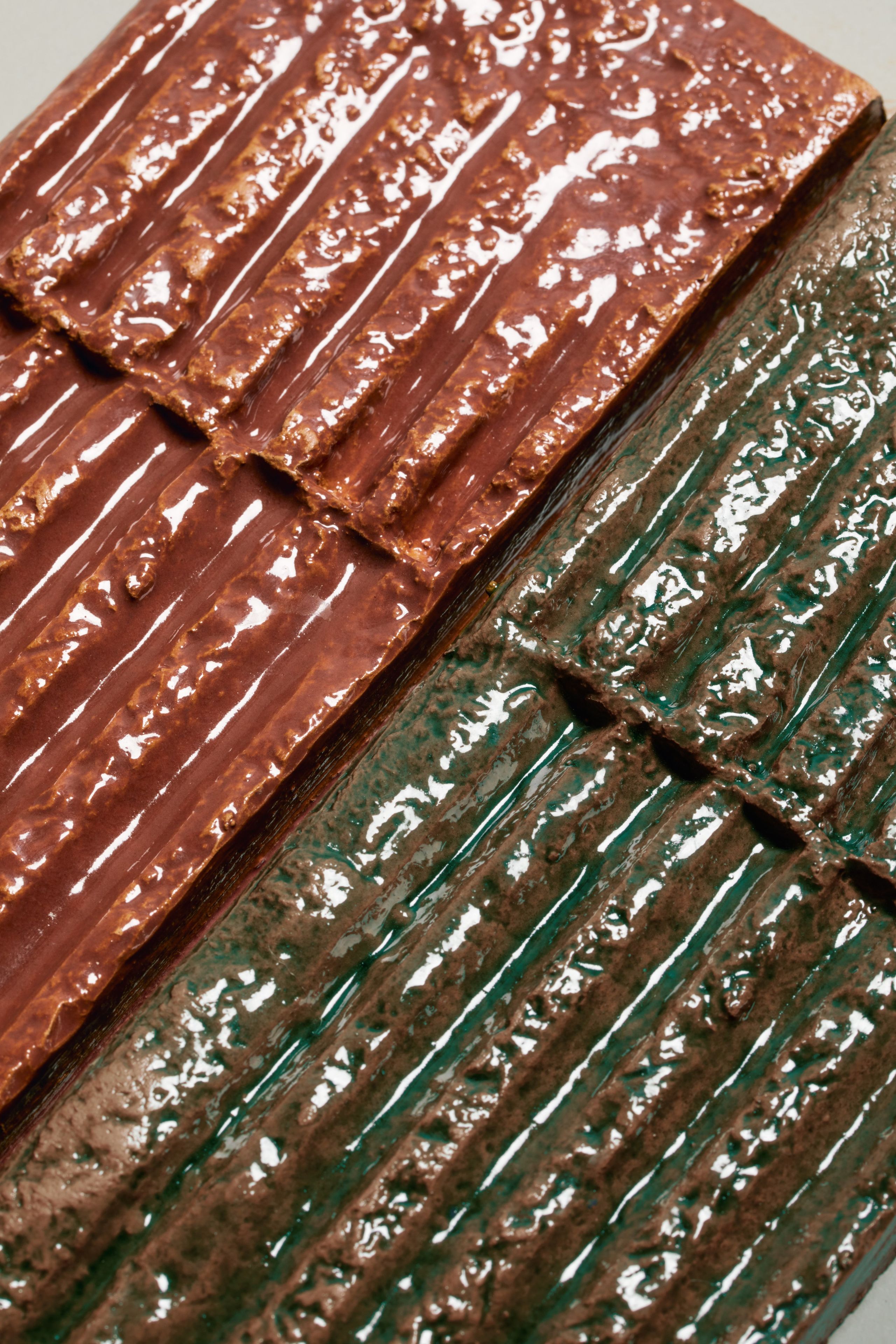 CHAMOTTE QUADRA VERDE 3D Wall Cladding By Mutina | design Patricia Urquiola