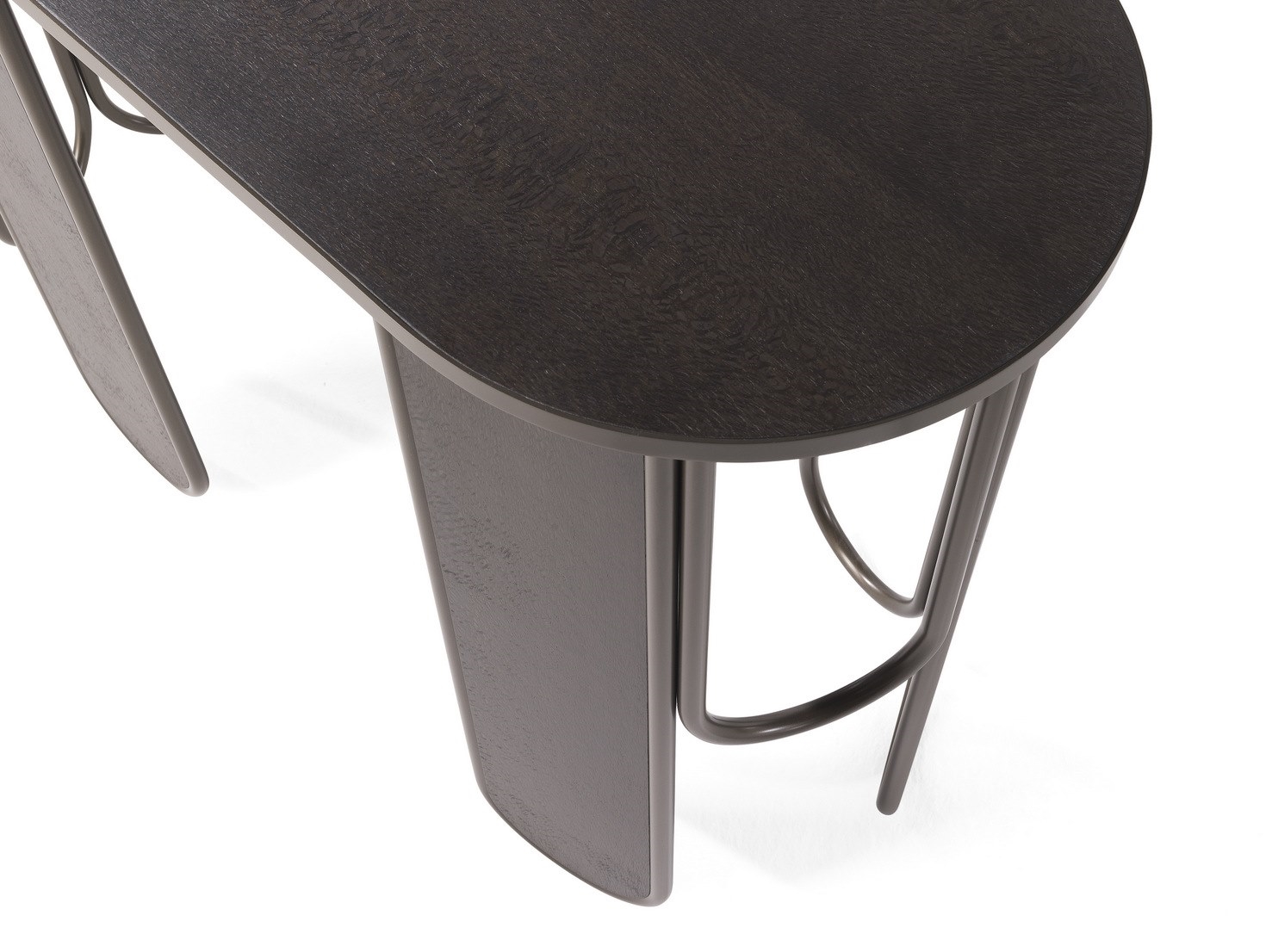 CHANDRA Oval iron console table By ETRO Home Interiors