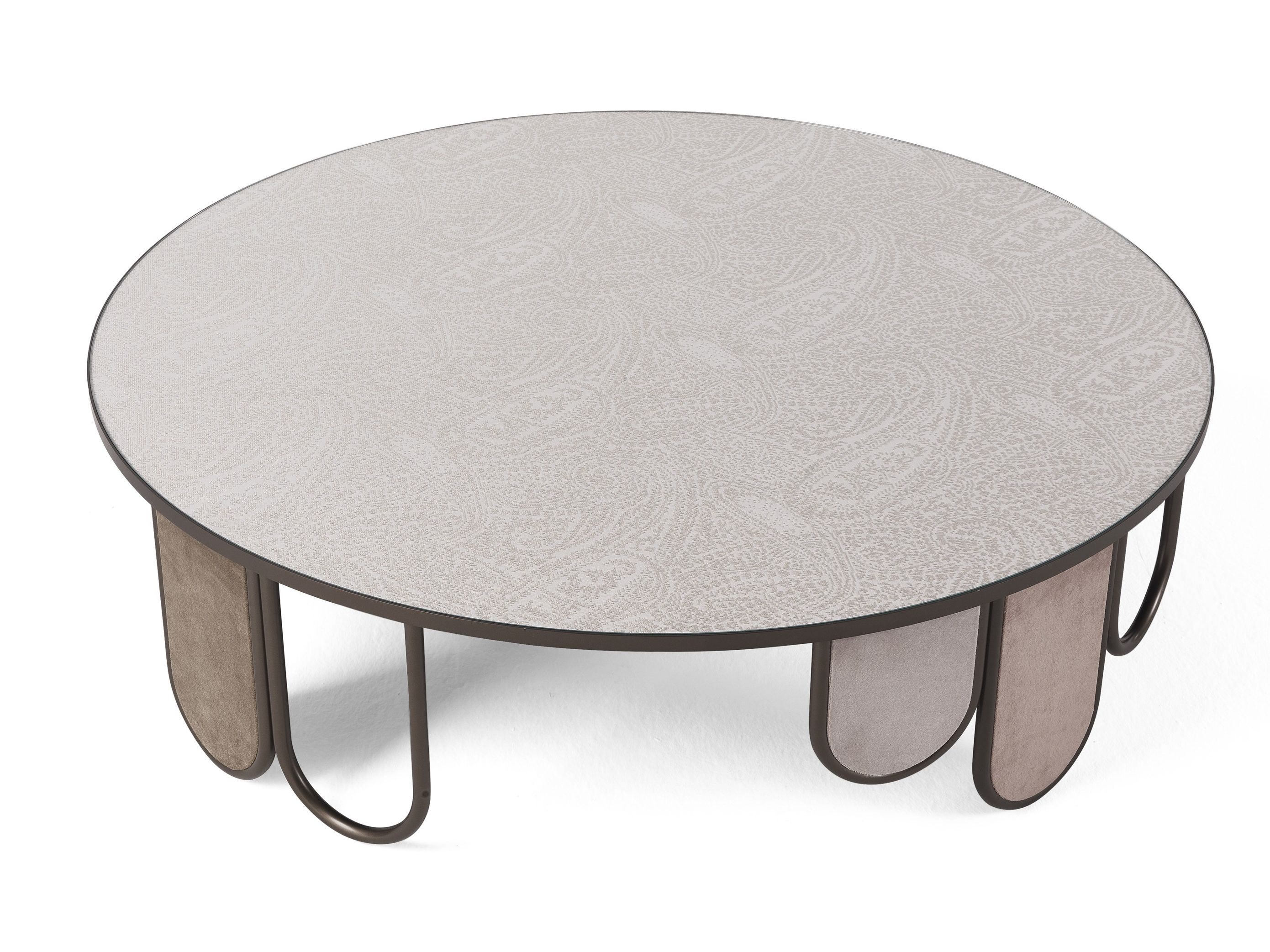 CHANDRA Round iron coffee table By ETRO Home Interiors