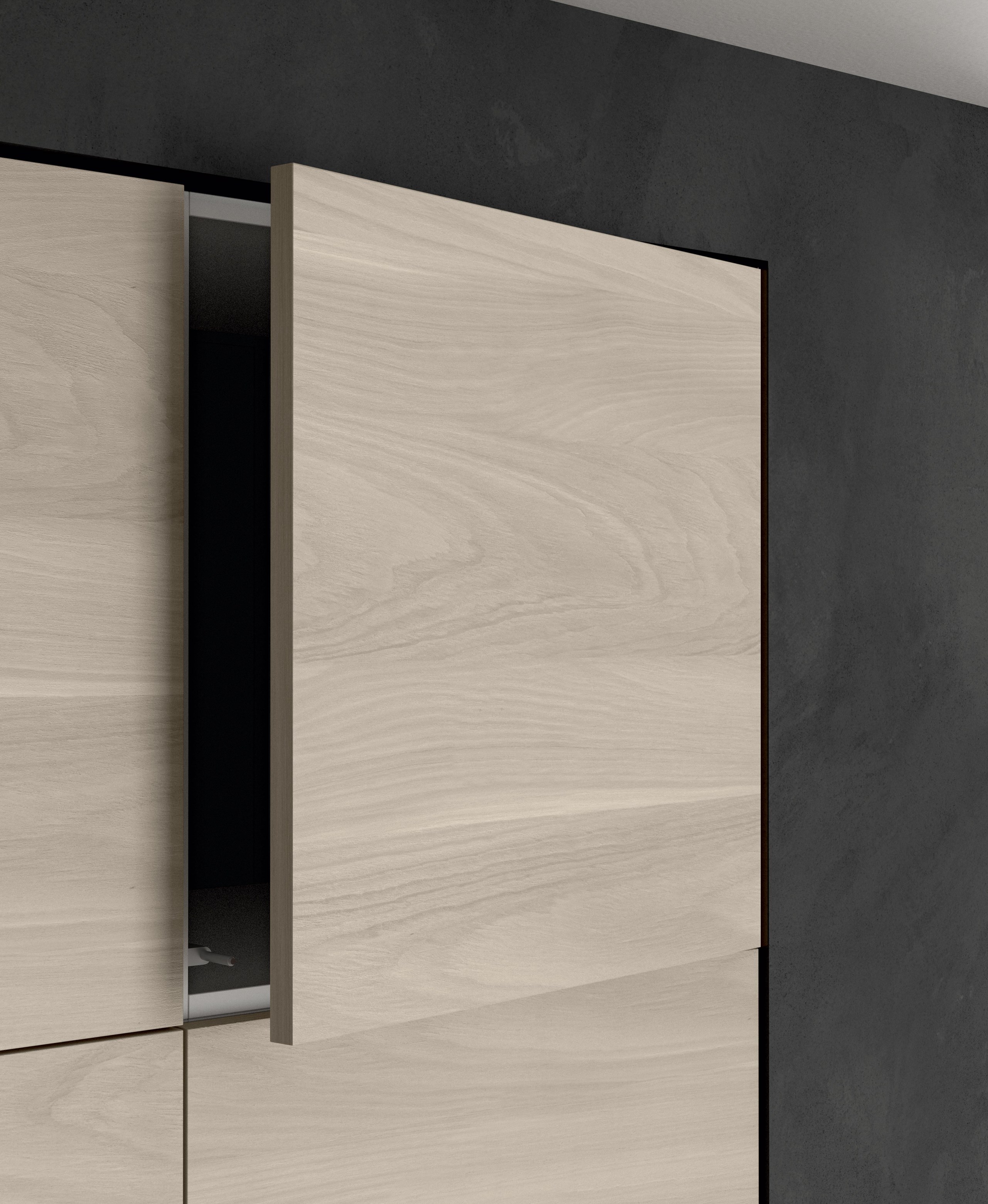 Linear fitted kitchen CHANTAL 03 By Febal Casa design Alfredo Zengiaro