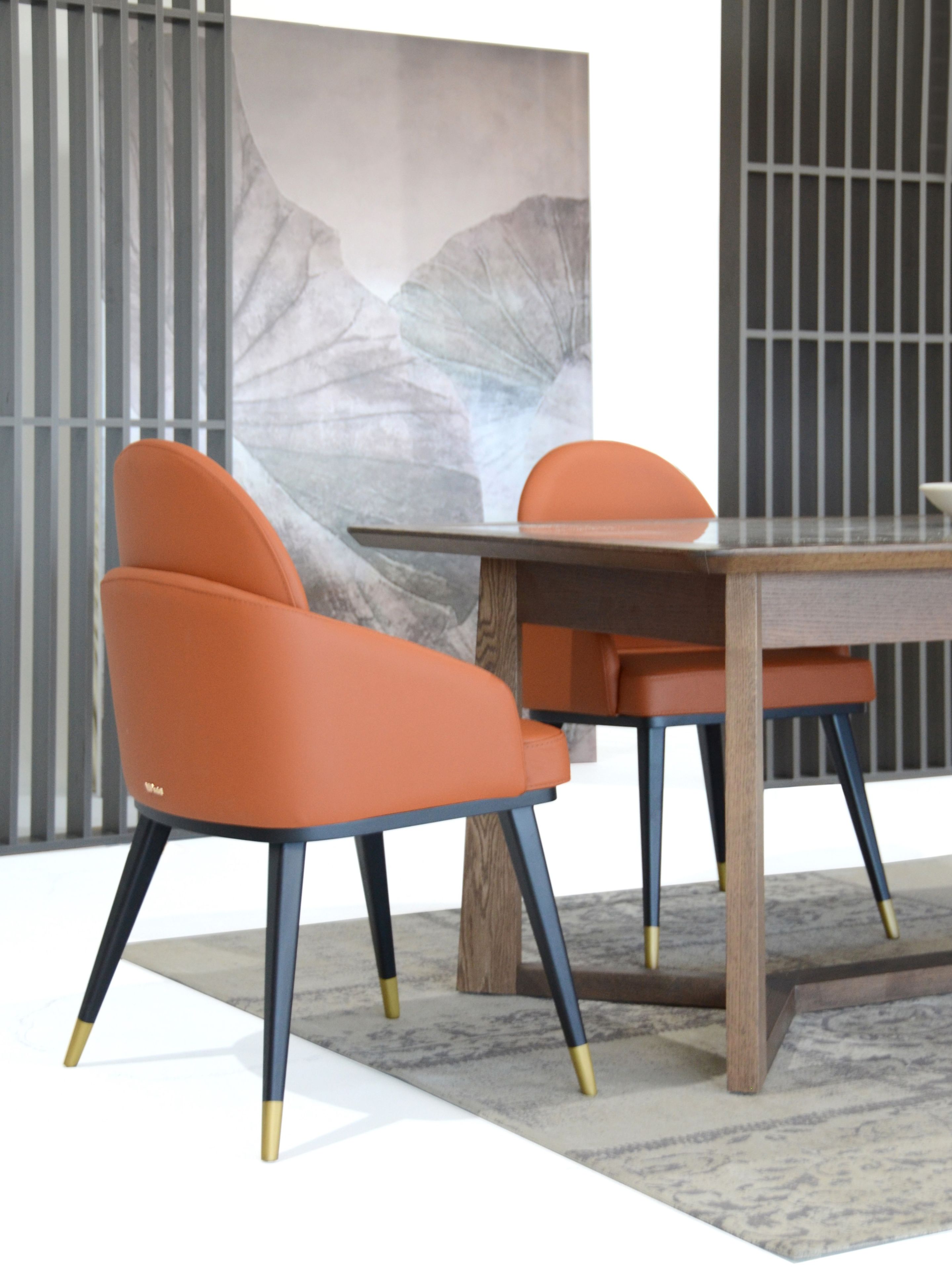 CHARISSA | Rectangular table Rectangular wooden with marble tabletop ...