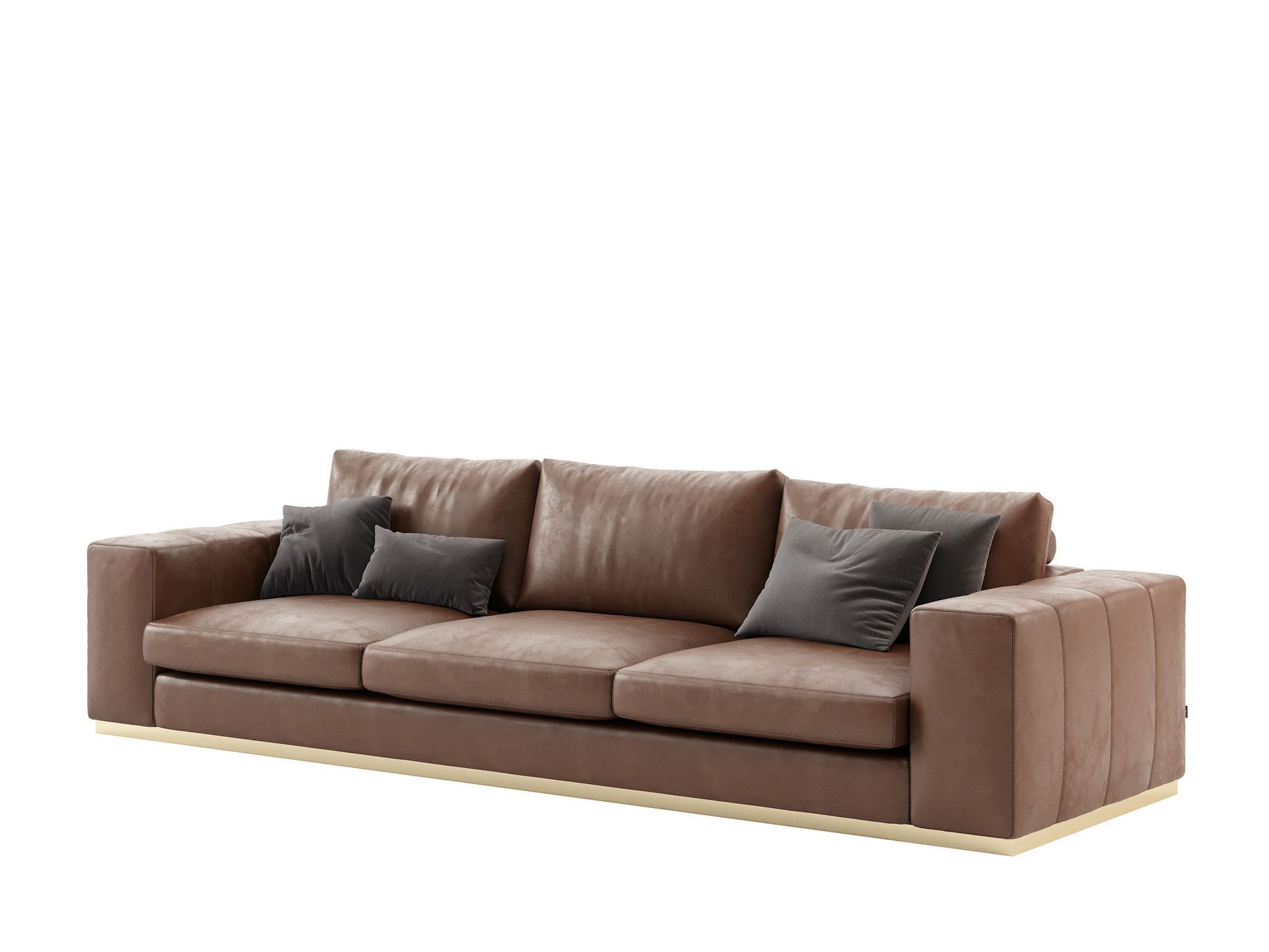 CHARLIE | Leather sofa 3 seater leather sofa By Laskasas