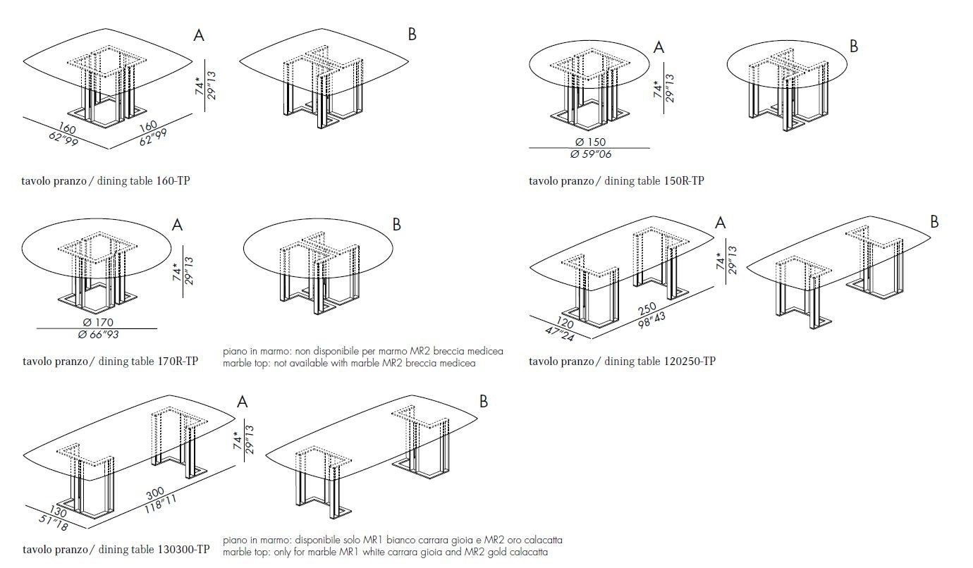 CHARLIE | Rectangular table By Meridiani design Andrea Parisio