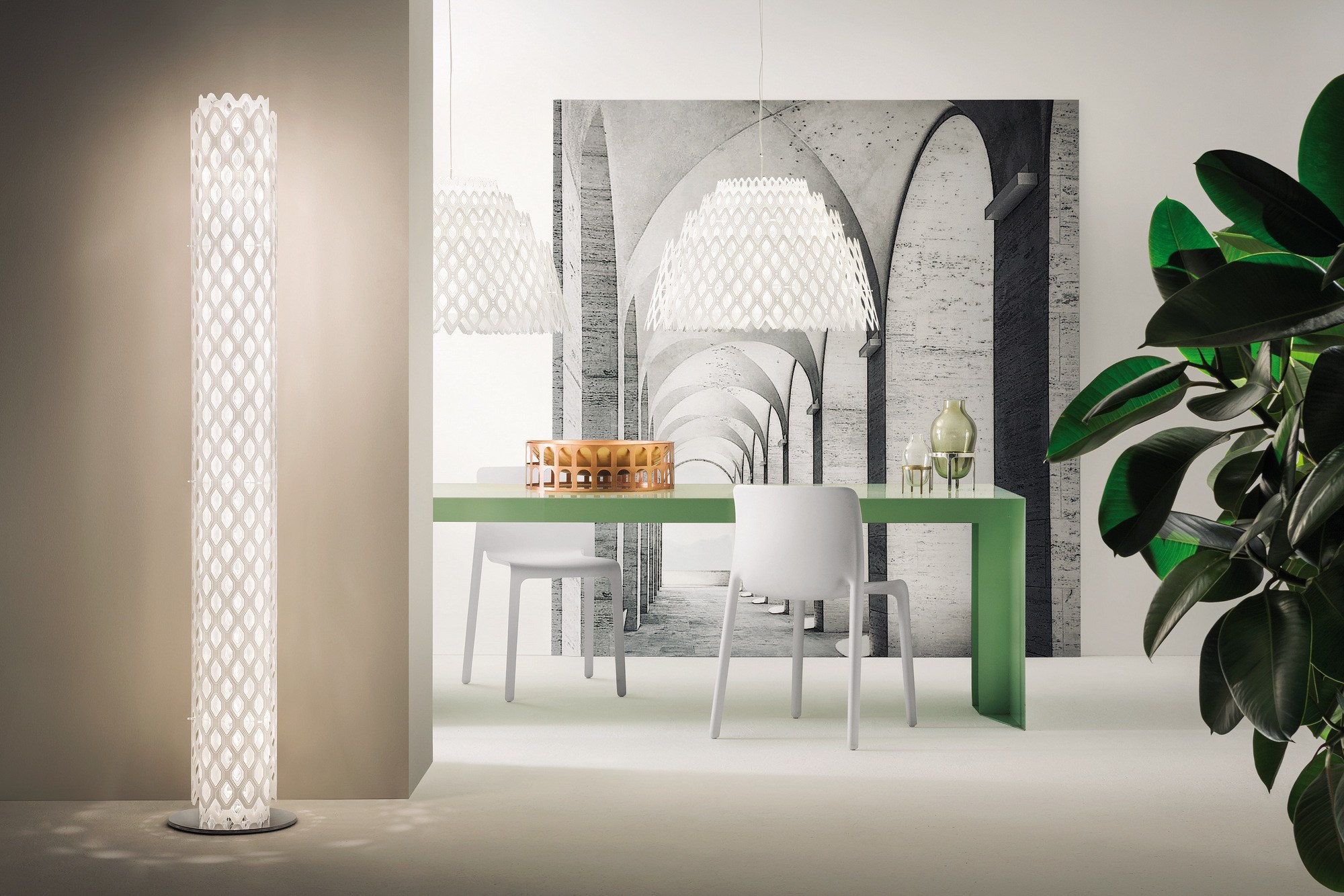 CHARLOTTE | Floor lamp Charlotte Collection By Slamp design Doriana e ...