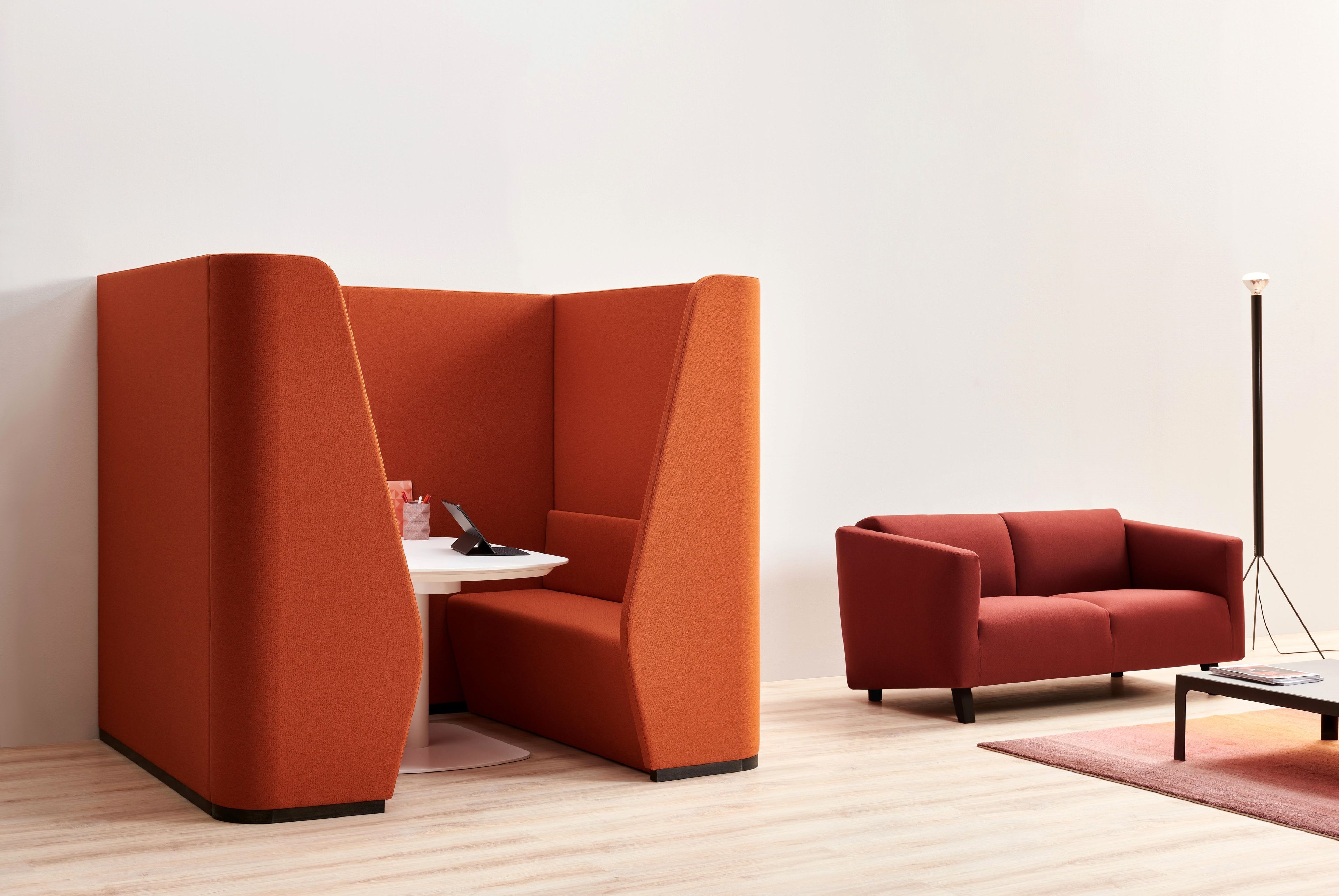 Acoustic fabric meeting pod CHAT SOFA By ESTEL GROUP