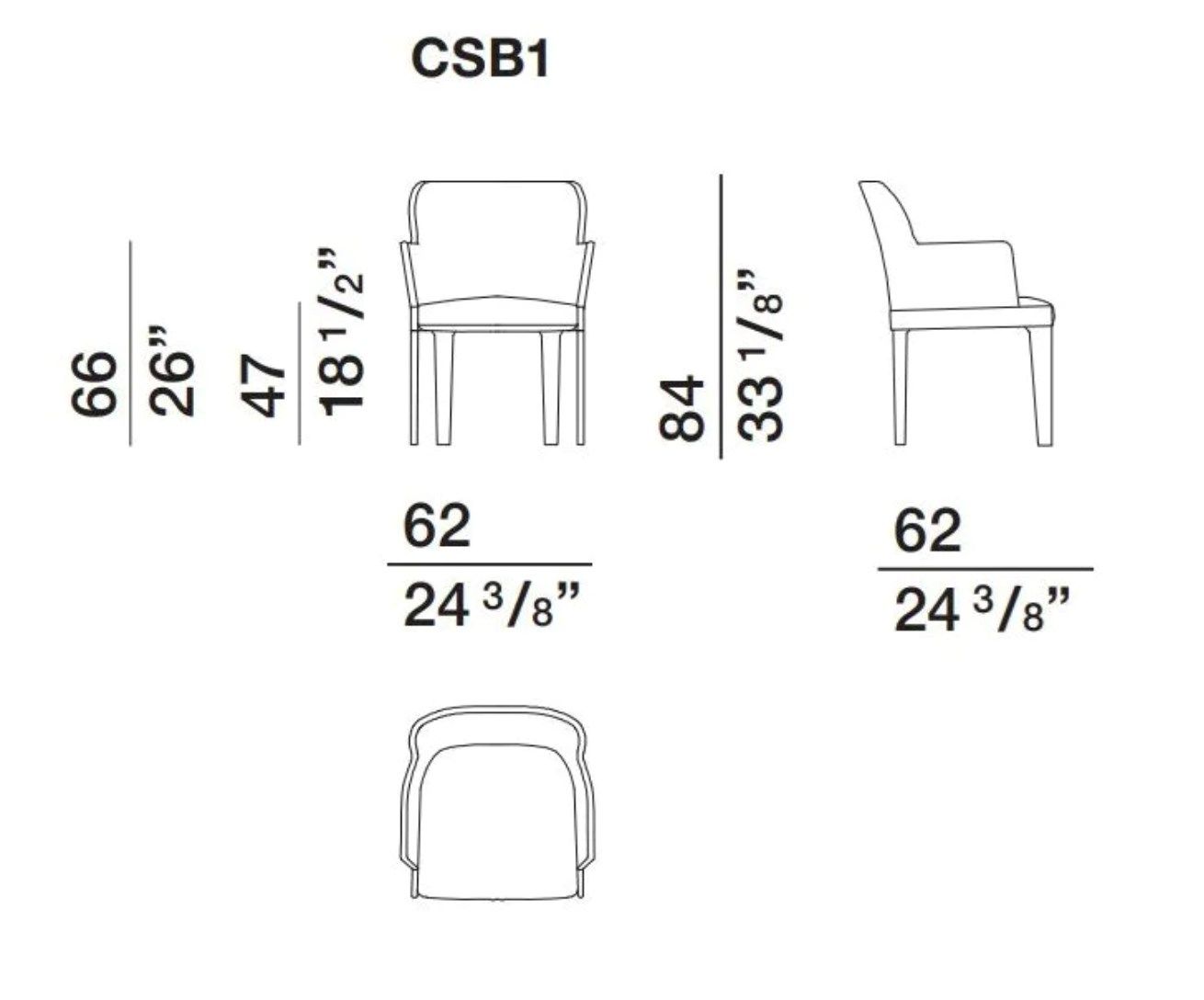 CHELSEA | Chair with armrests By Molteni & C. design Rodolfo Dordoni