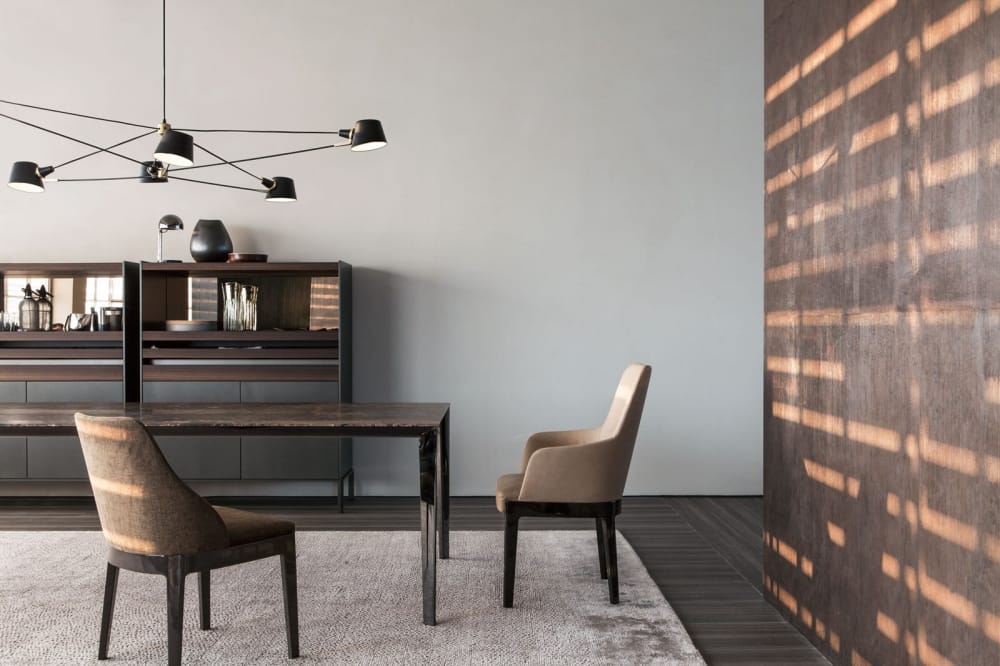 CHELSEA | Chair with armrests By Molteni & C. design Rodolfo Dordoni