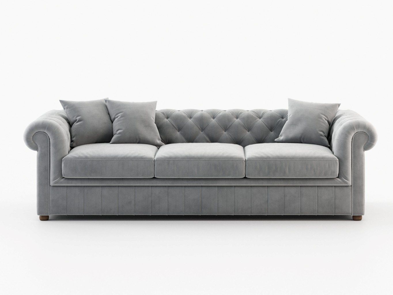 CHESTER | Sofa 3 seater tufted leather sofa By Laskasas