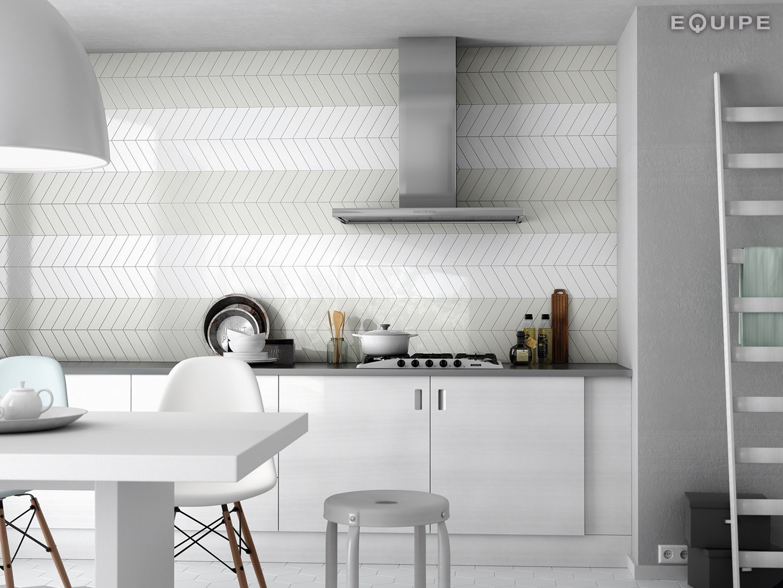 CHEVRON WALL By EQUIPE CERAMICAS