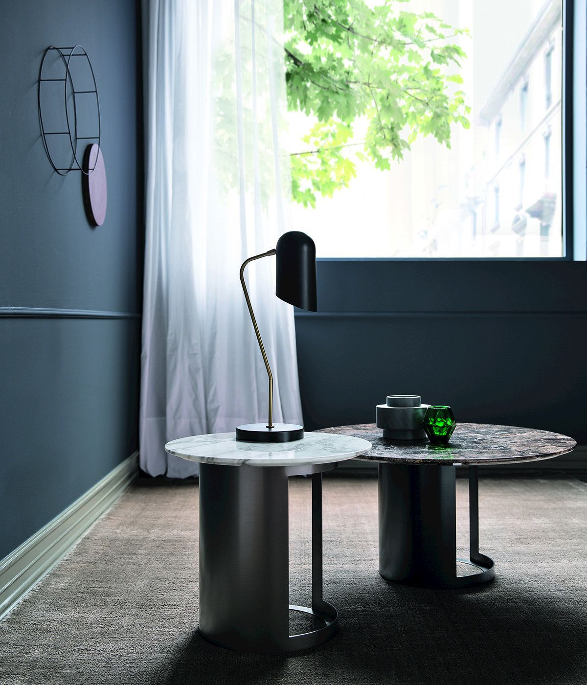 CI Round marble coffee table By Bodema | design Carlotta Manzoni