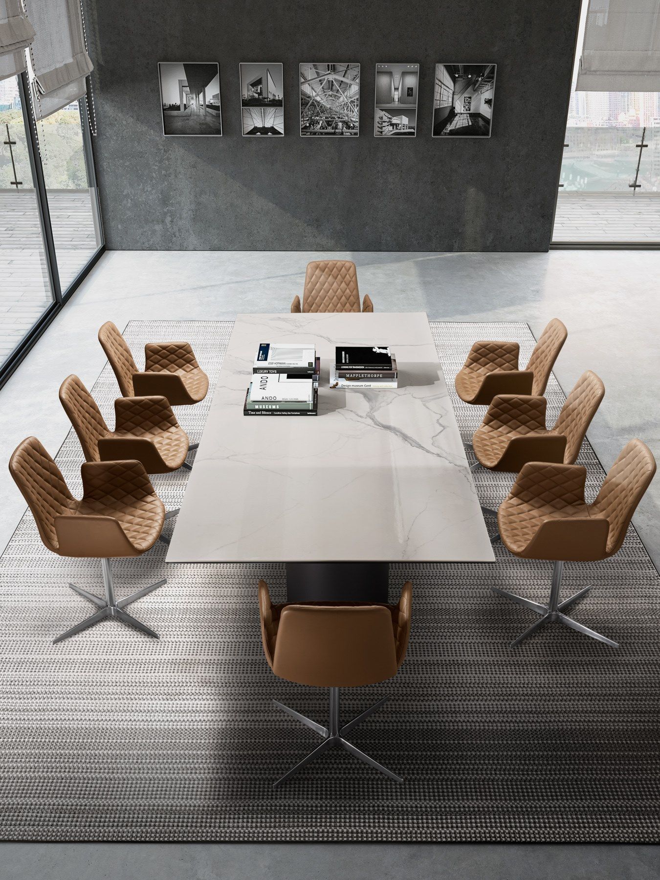 CILINDRO Rectangular ceramic living room table By EFORMA | design Ollen Pal