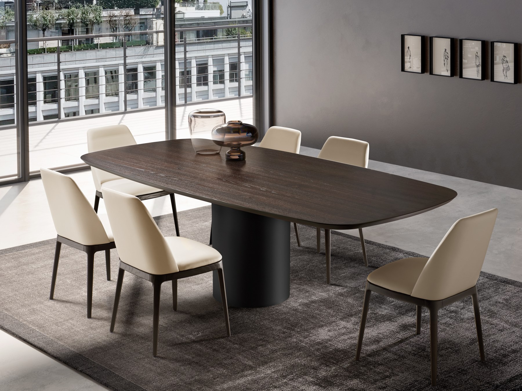 CILINDRO | Wooden table By EFORMA design Ollen Pal