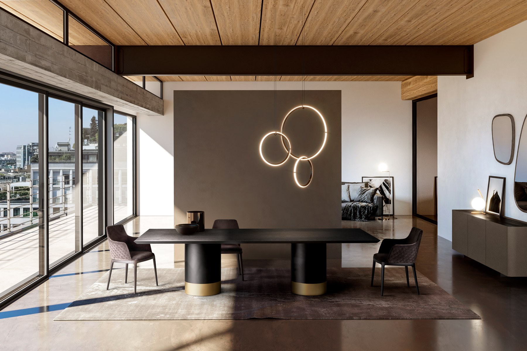 CILINDRO | Wooden table By EFORMA design Ollen Pal