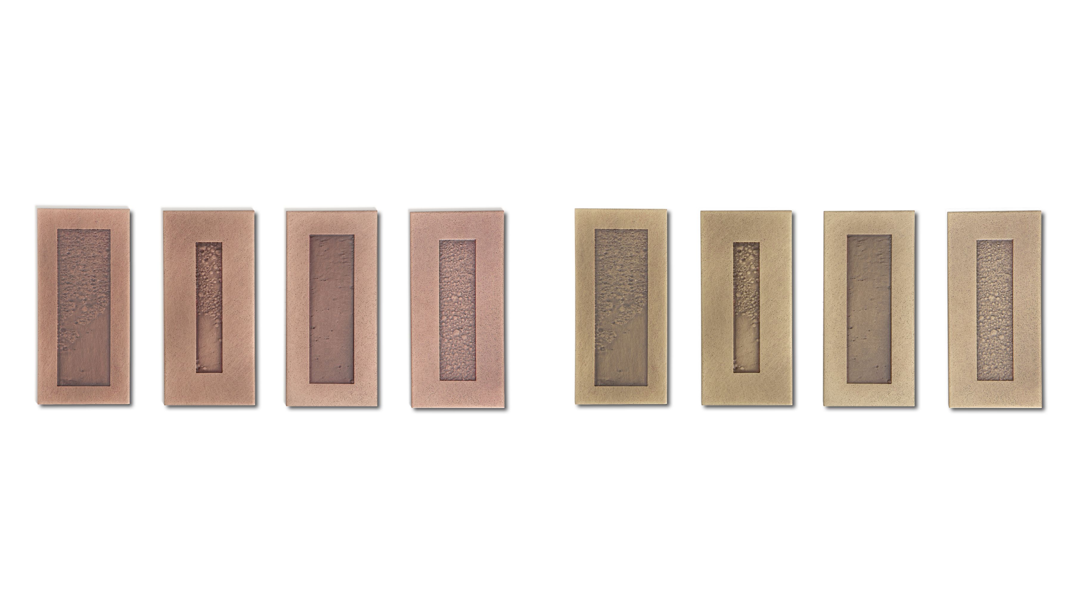 CIPHER Metal wall tiles By DE CASTELLI