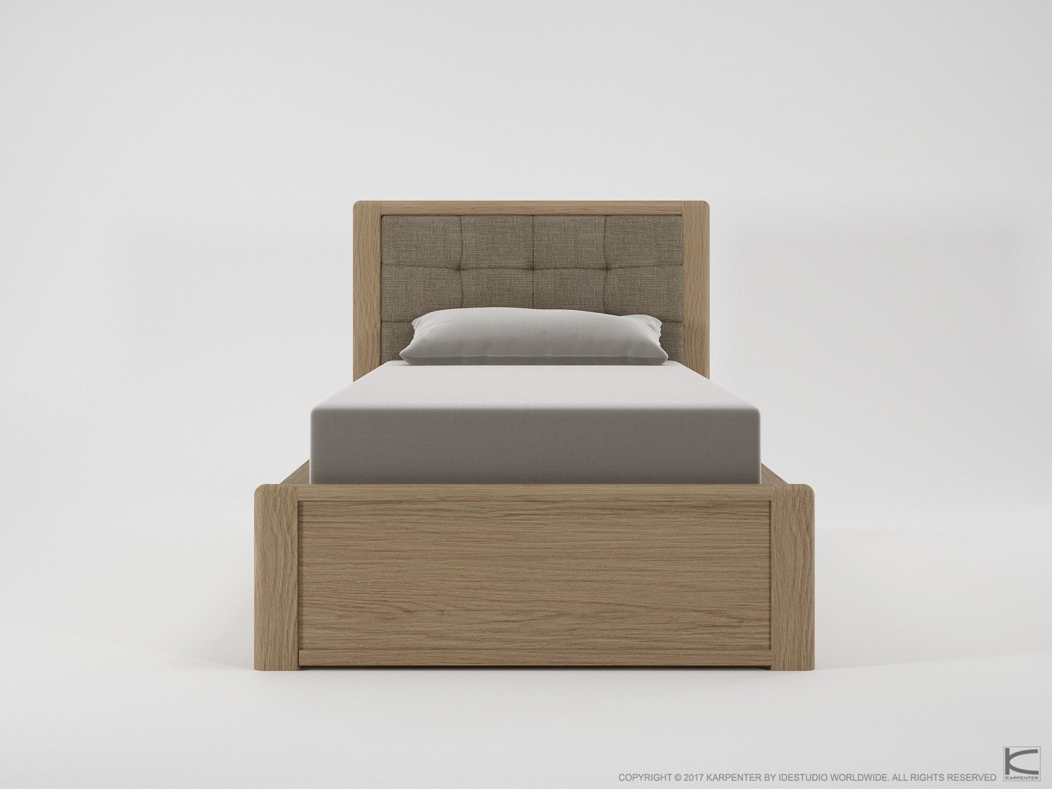 CIRCA17 | Single bed By KARPENTER design Hugues Revuelta