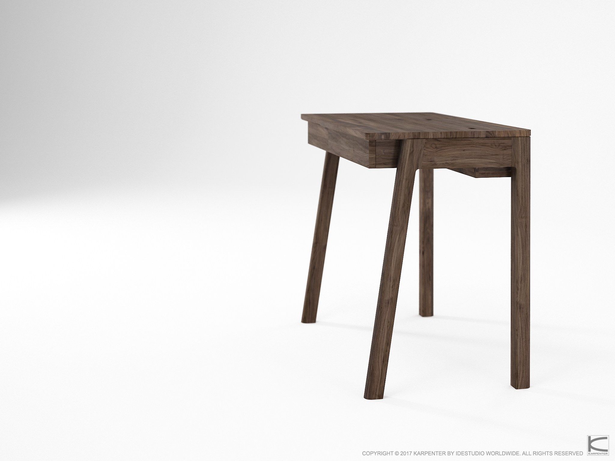 CIRCA17 Rectangular wooden writing desk with drawers By KARPENTER ...