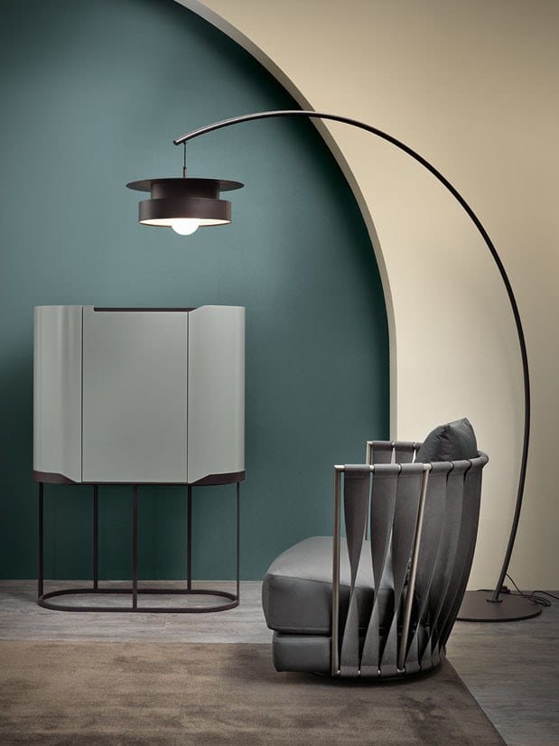 CIRCE arc lamp By Cantori design Luca Roccadadria